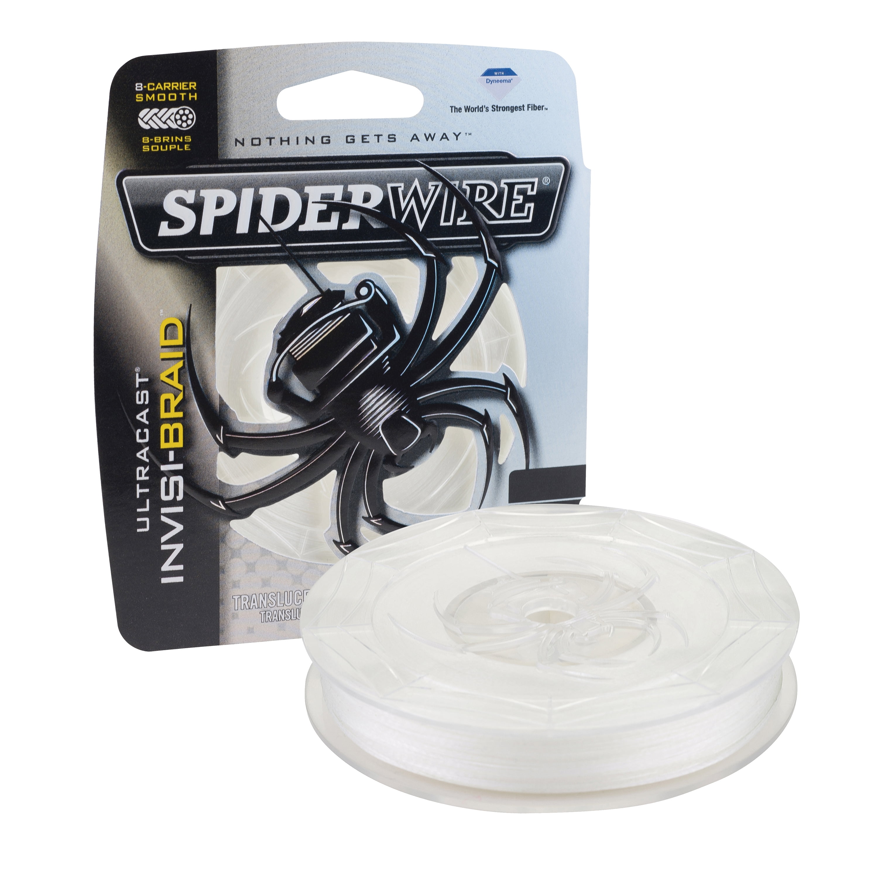 Spiderwire Ultracast Invisi-Braid Superline Line Spool 250 Yards, 0.016 ...