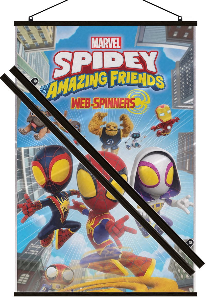 Spidey And His Amazing Friends - Comic Poster (Web-Spinners - Spidey ...