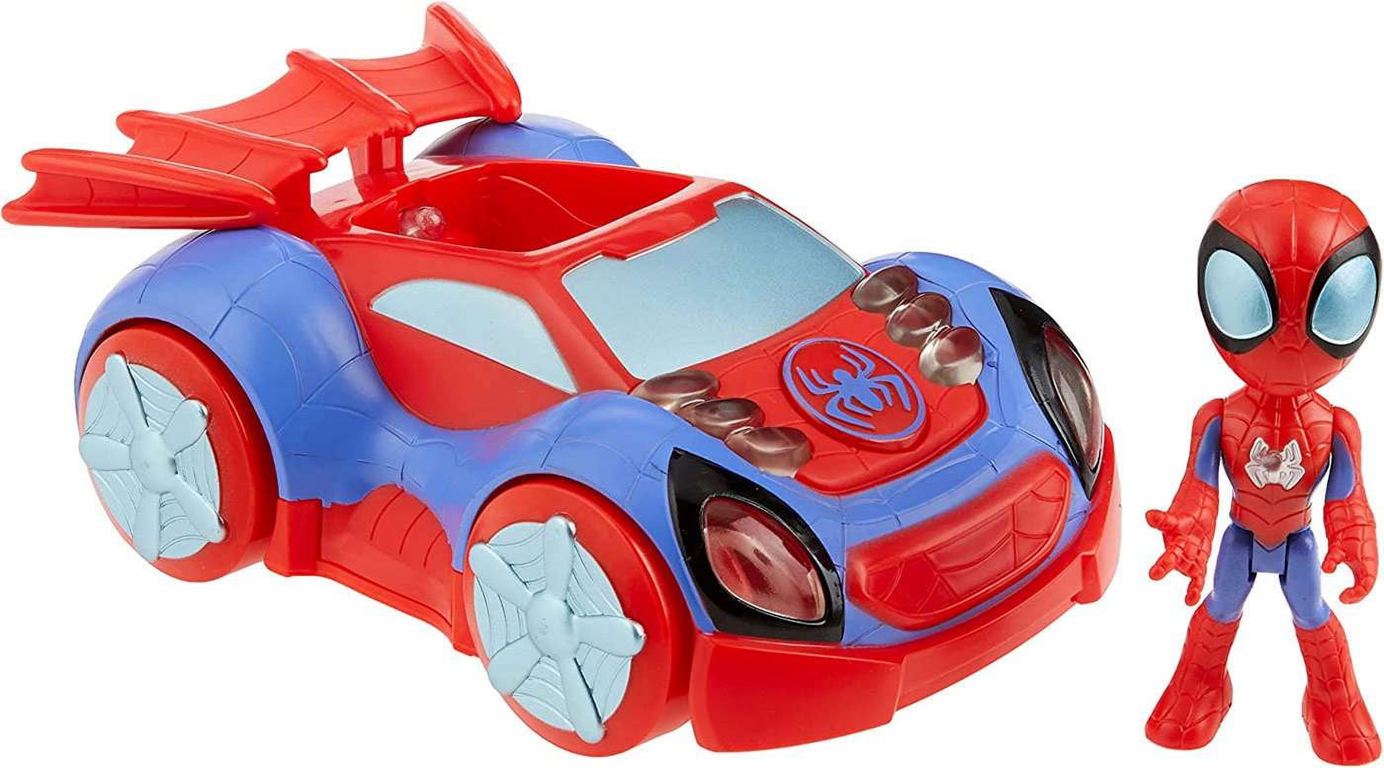 Marvel Spidey & His Amazing Friends Glow Tech Web-Crawler Vehicle ...
