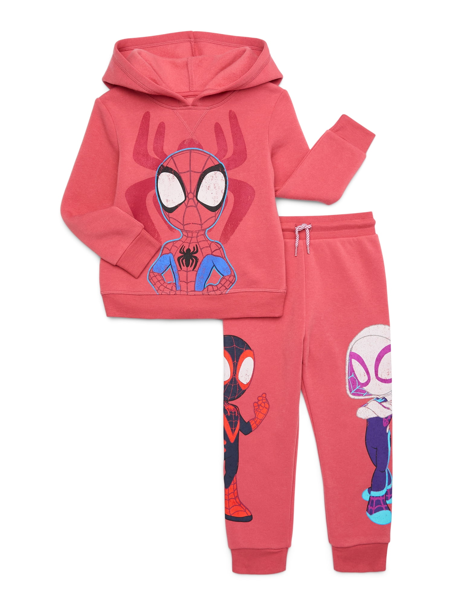 Spidey & Amazing Friends Toddler Boy Hoodie and Joggers Set, Sizes 12M ...