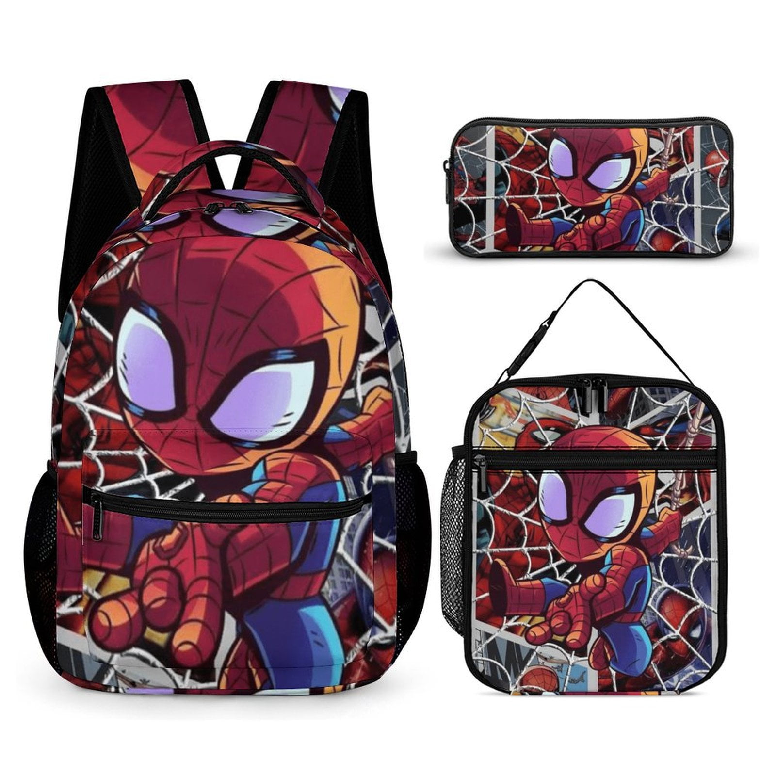 Spidey And His Amazing Friends Backpack Three Piece Set Combination ...
