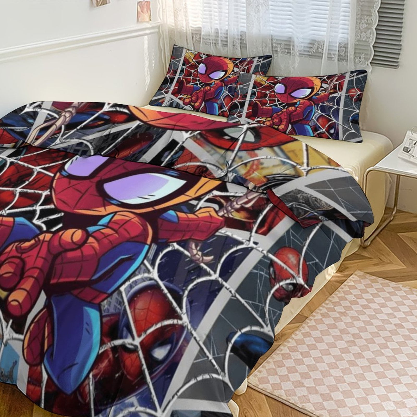 Spidey And His Amazing Friends Bedding Set Anime Three-piece for Boys ...