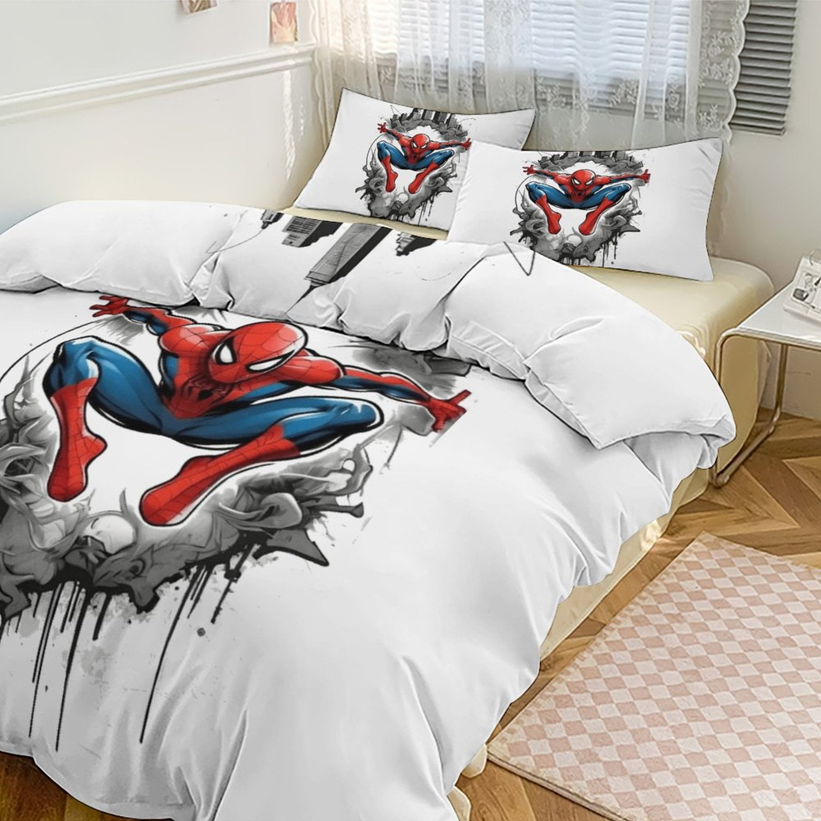 Spidey And His Amazing Friends Bedding Set Anime Three-piece for Boys ...