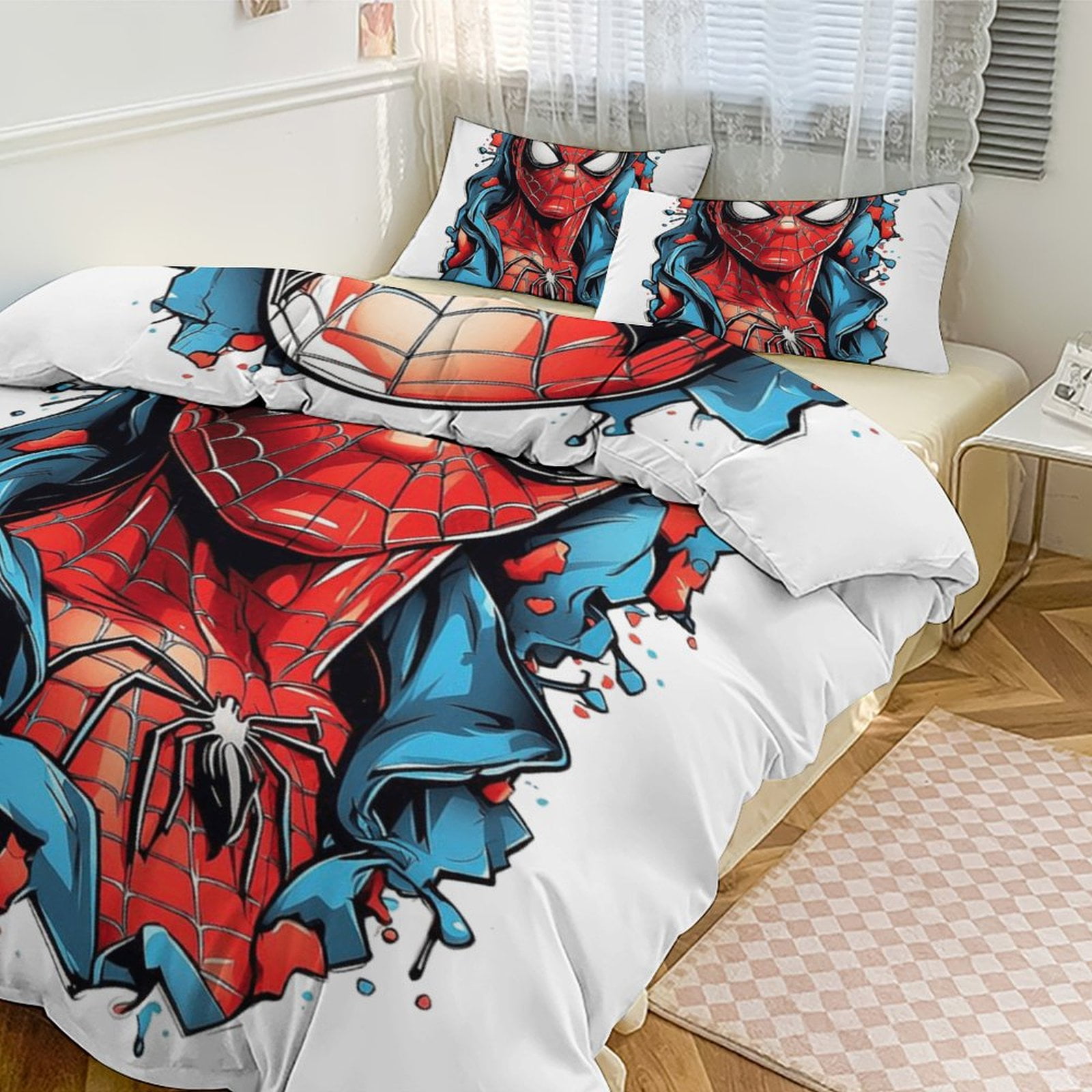 Spidey And His Amazing Friends Bedding Set Anime Three-piece for Boys ...