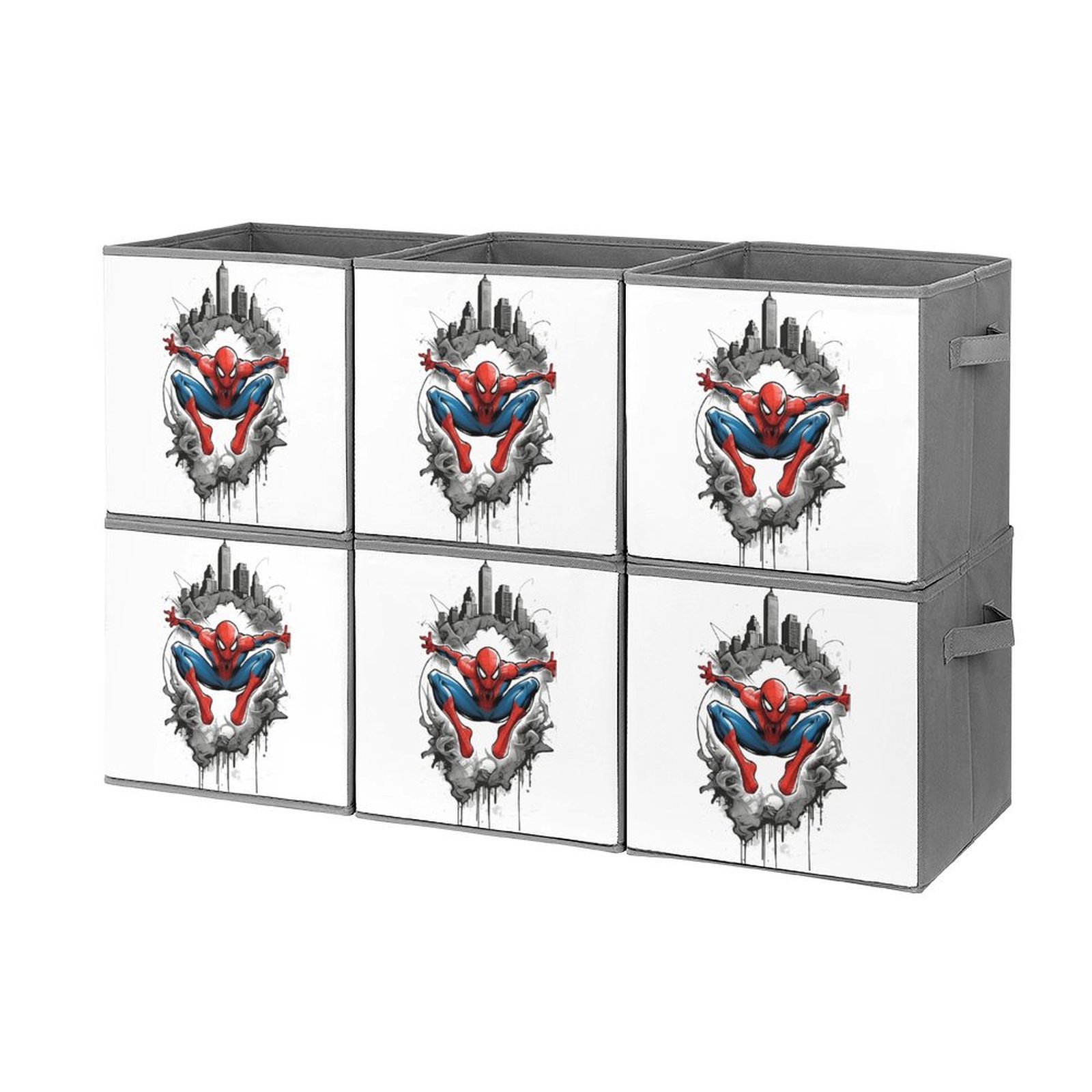 Spidey And His Amazing Friends Children's folding storage box 6PCS ...