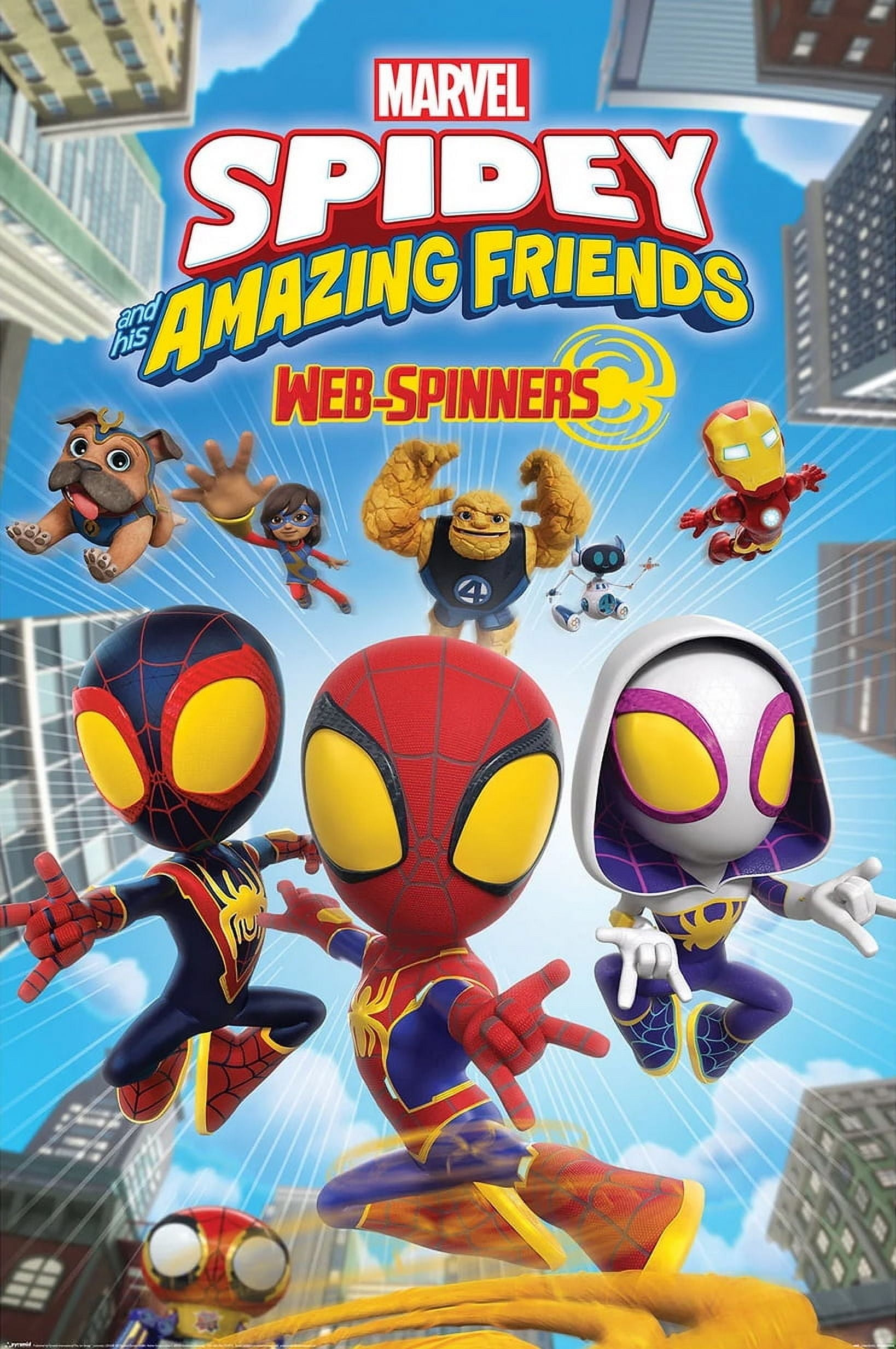 Spidey And His Amazing Friends - Comic Poster (Web-Spinners) (Size: 24 ...