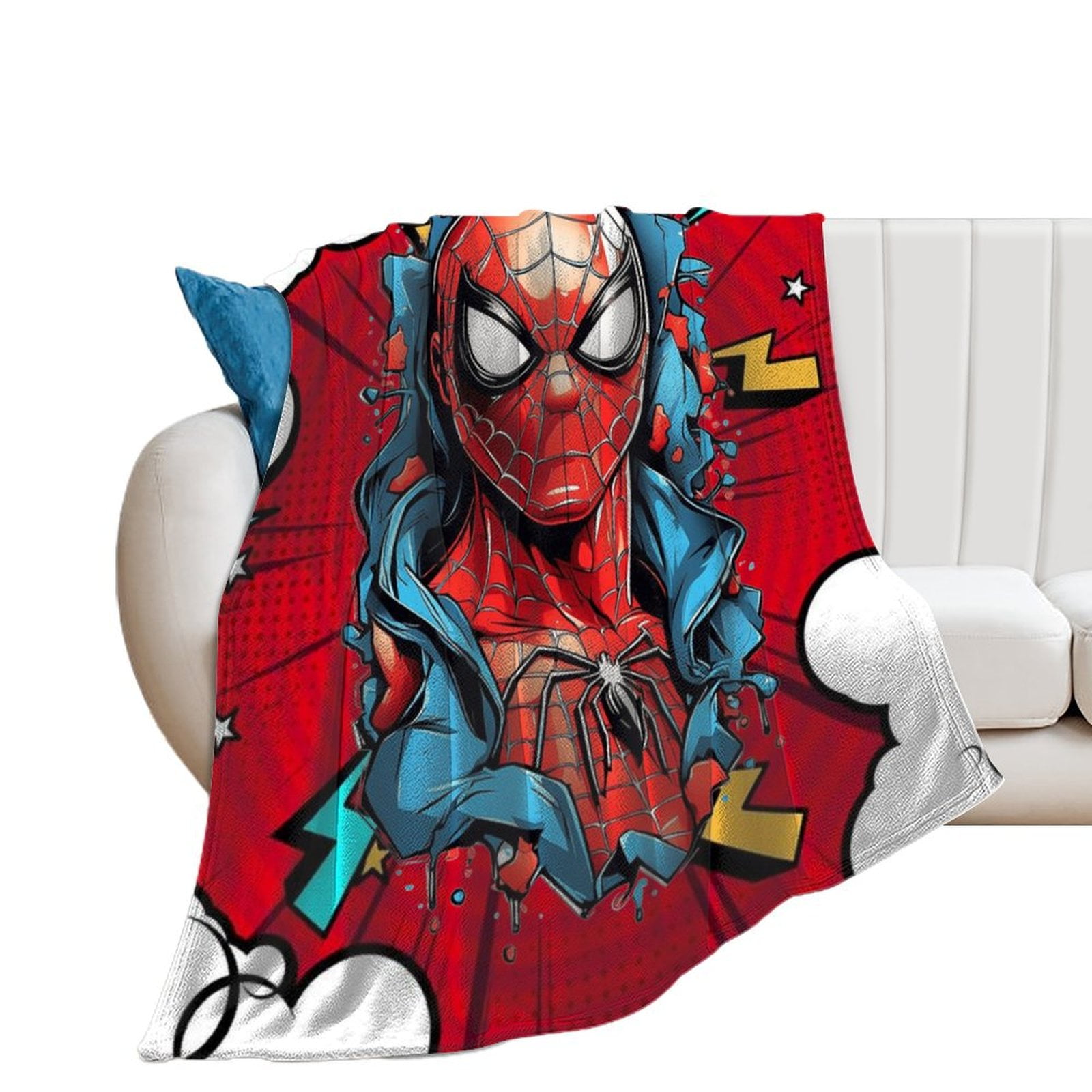 Spidey And His Amazing Friends Throw Blanket Flannel Anime for Girls ...