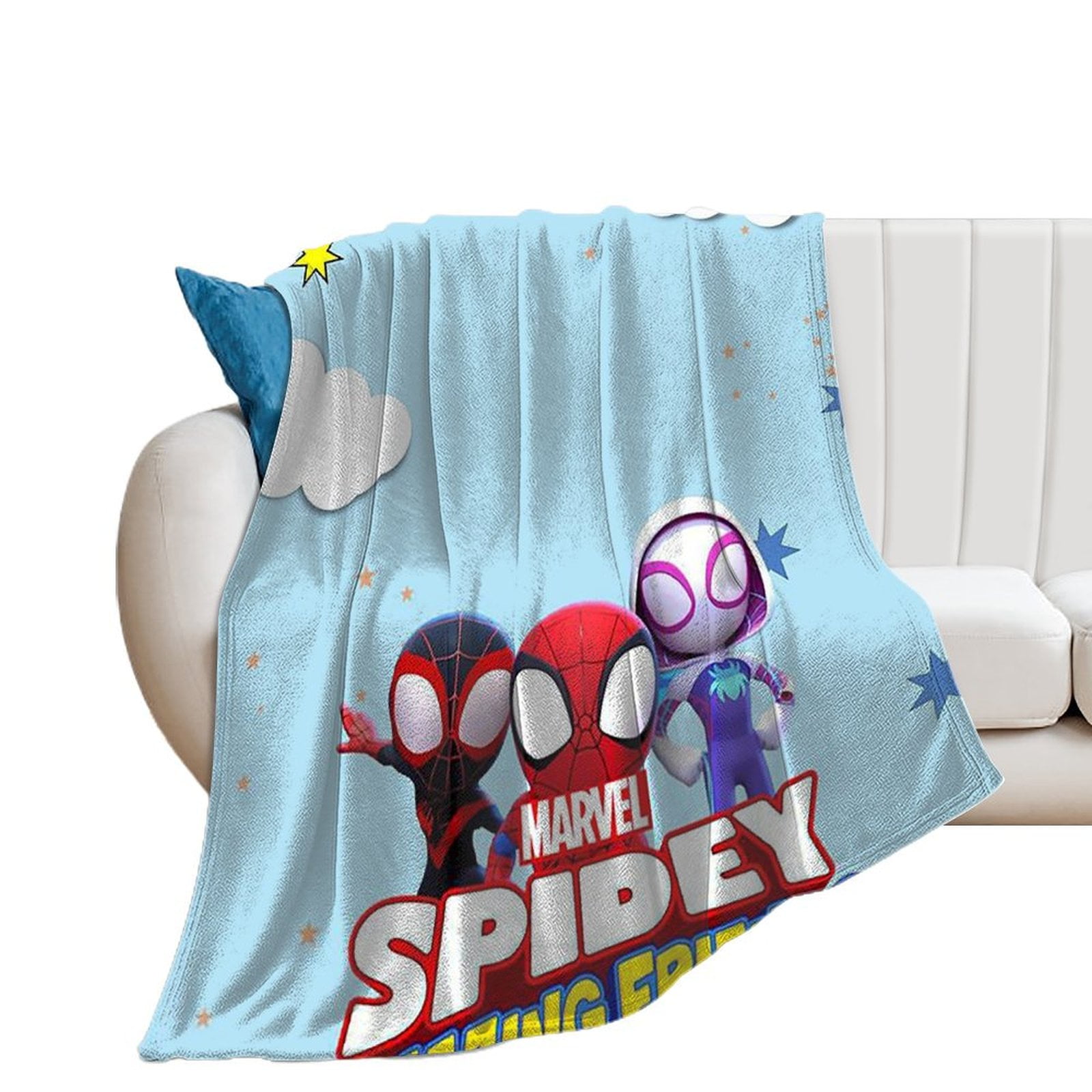 Spidey And His Amazing Friends Throw Blanket Flannel Anime for Girls ...
