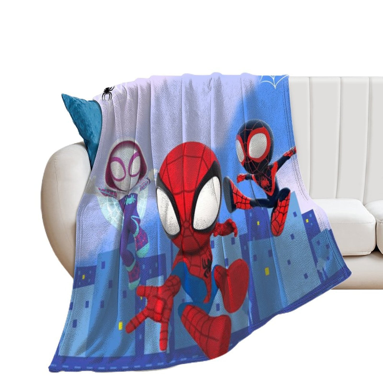 Spidey And His Amazing Friends Throw Blanket Flannel Anime for Girls ...