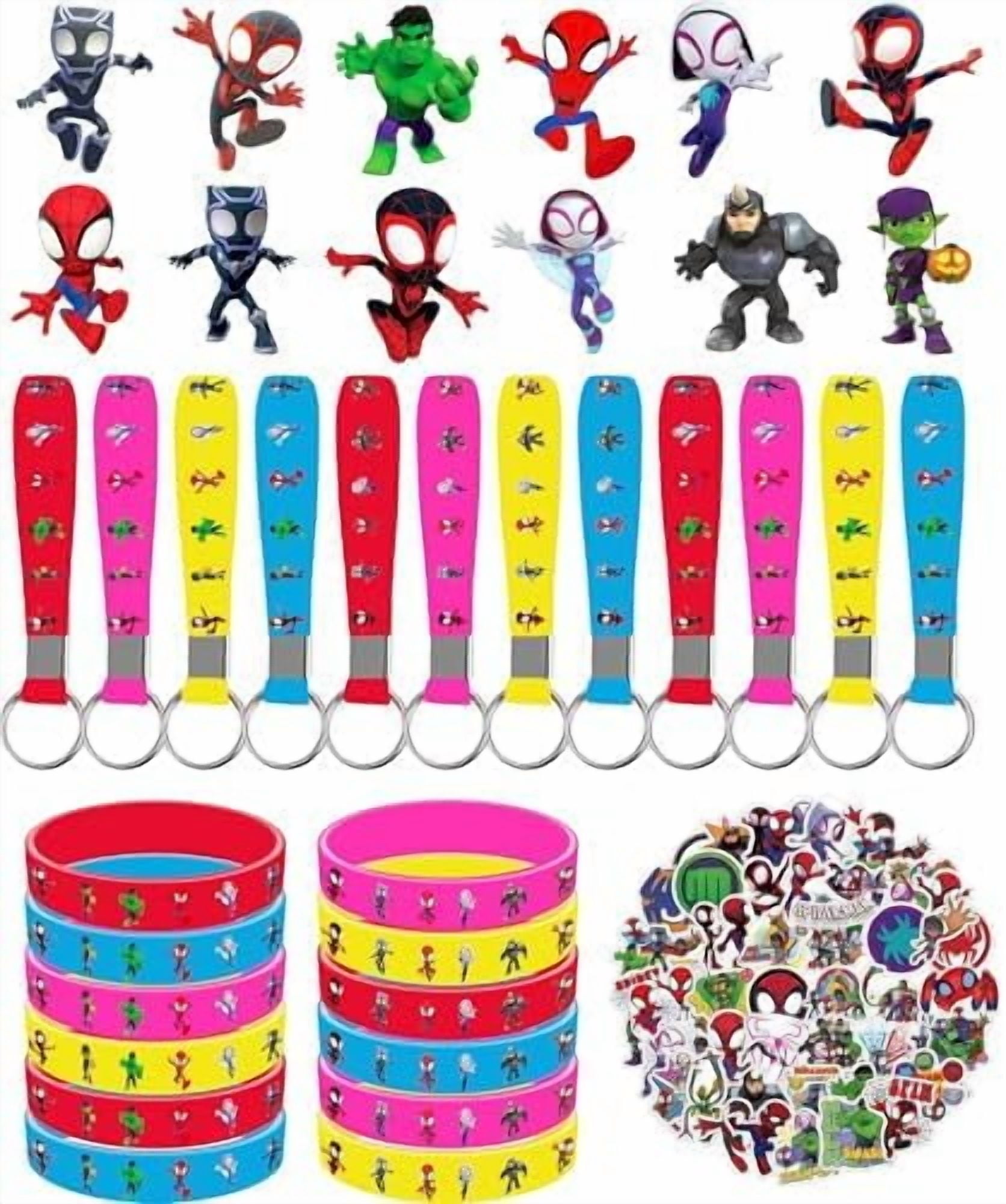 Spidey Birthday Party Supplies, 86Pcs Party Gifts and Toy Set for ...