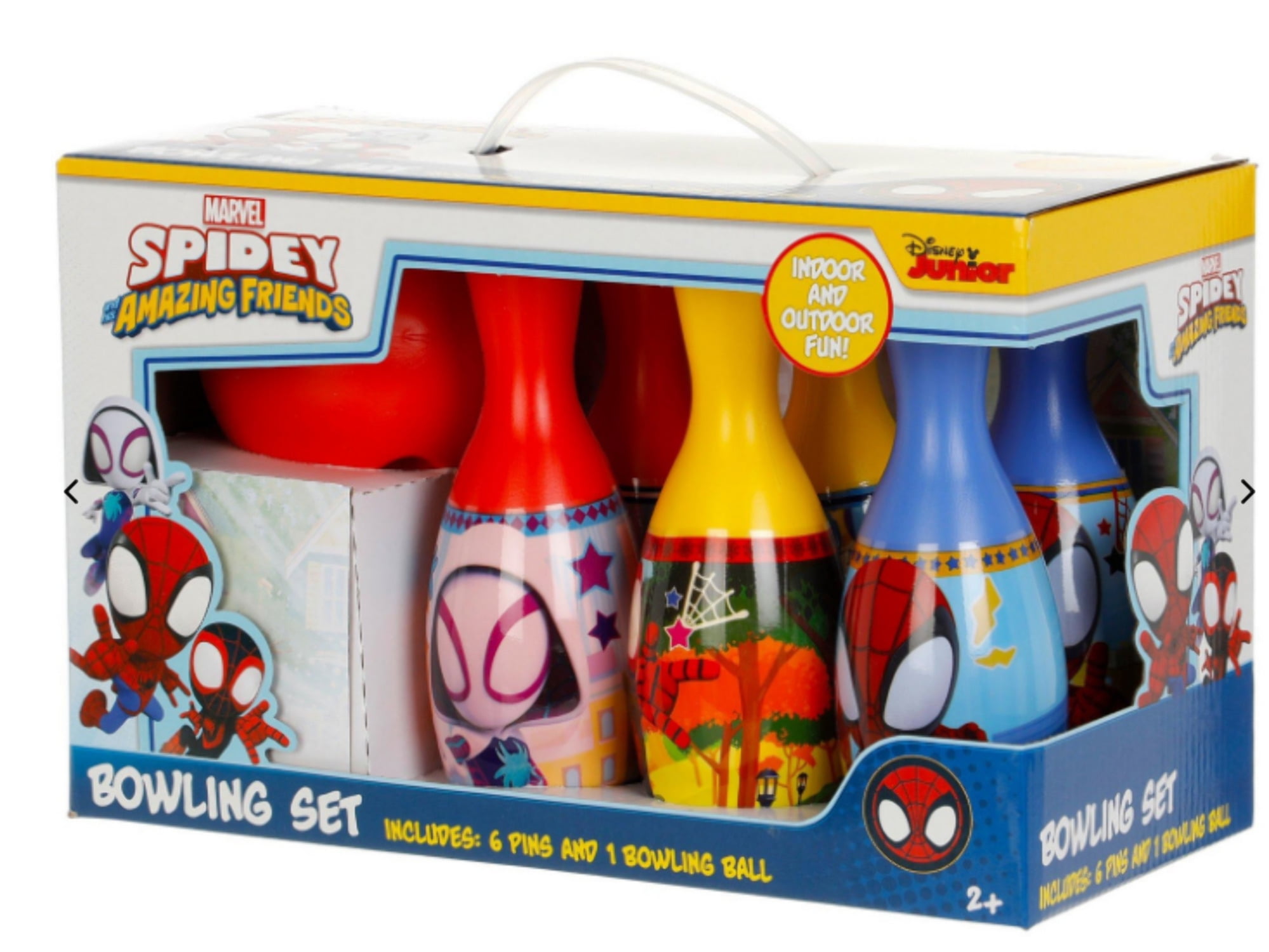 Marvel, Spidey & Friends Bowling Set, in Display Box, 6 character pins ...