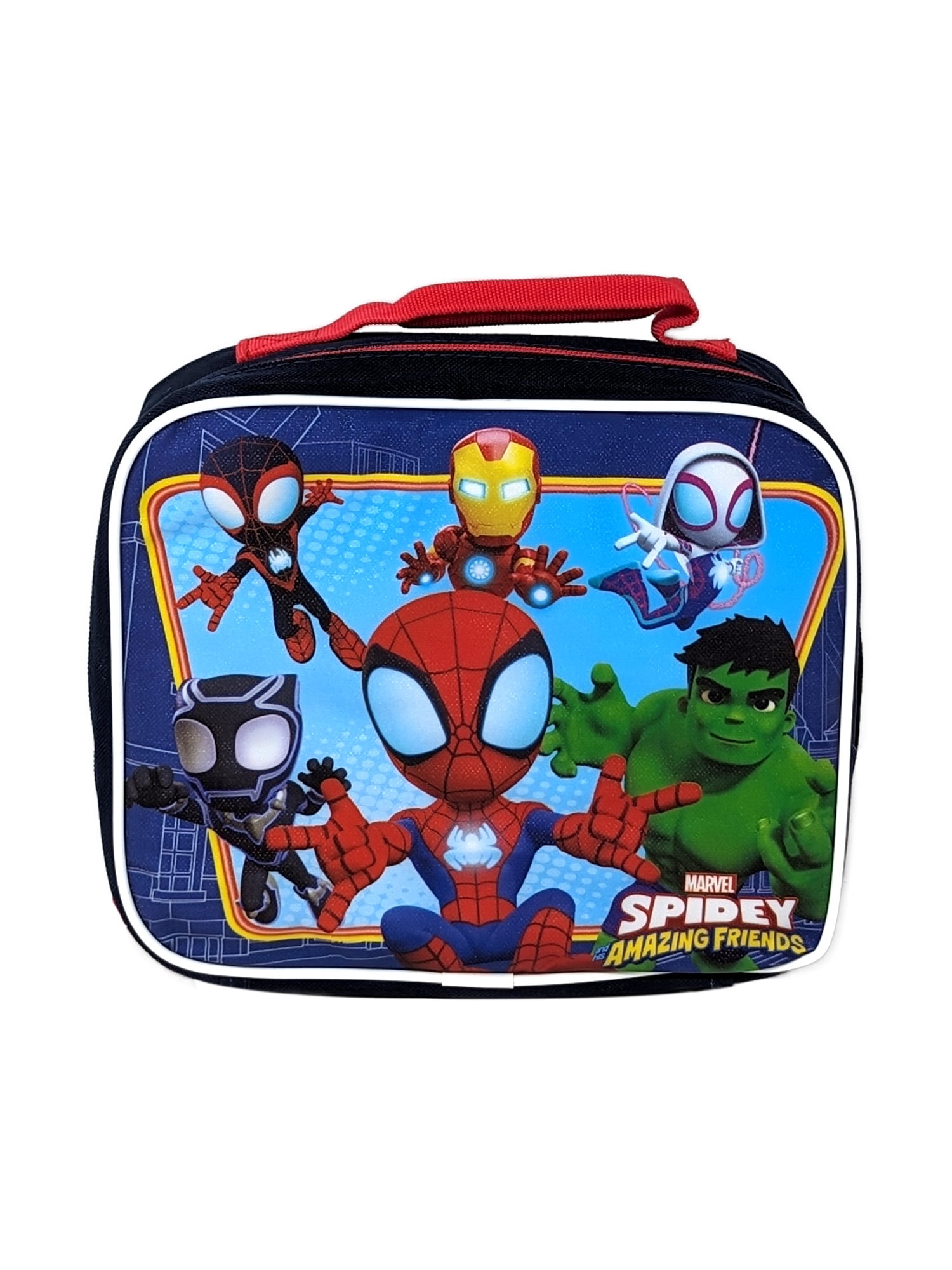 Marvel Spider-Man Hulk Insulated Lunch Bag with Graphic, Spacious, Easy ...