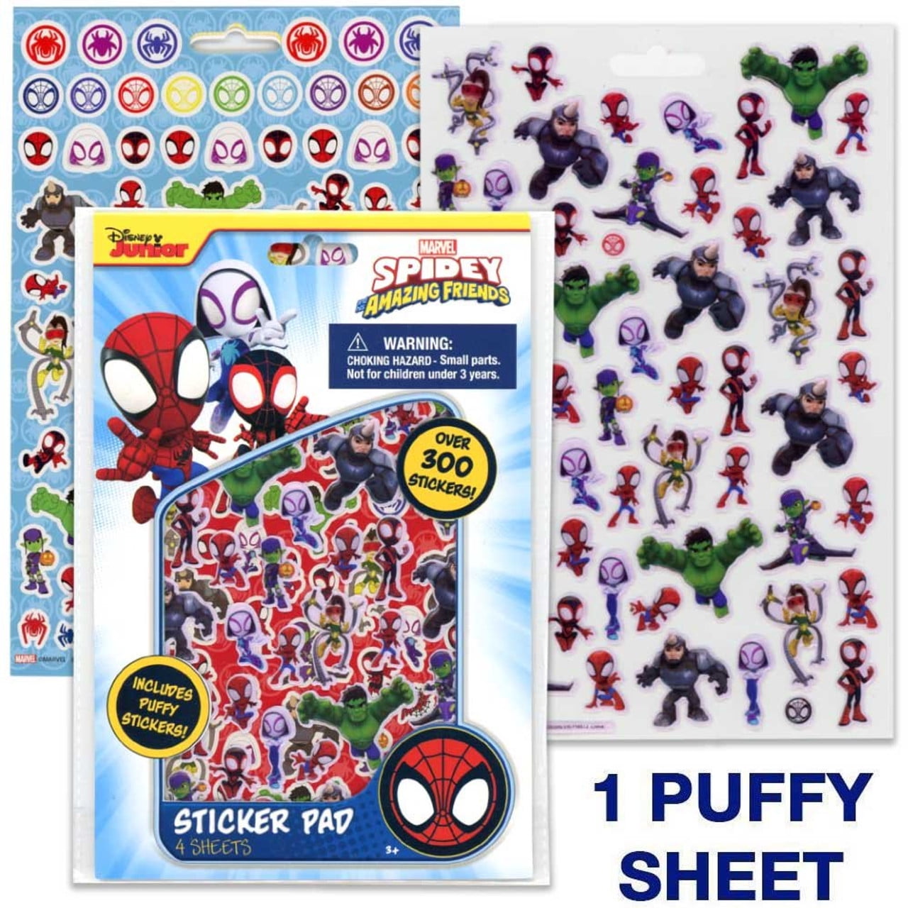 Spidey & Friends Sticker Book with 300+ Stickers - Walmart.com