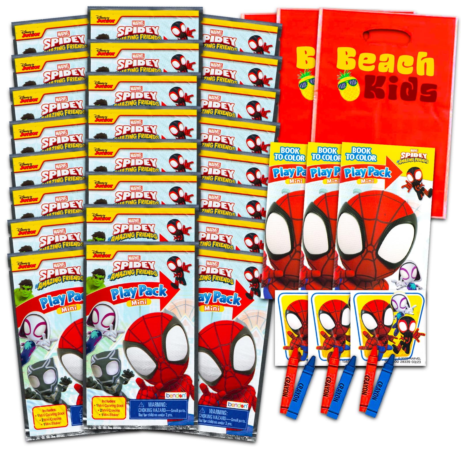 Spidey and FriendsUMRT Mini Party Favors Set for Kids - with 24 Mini ...