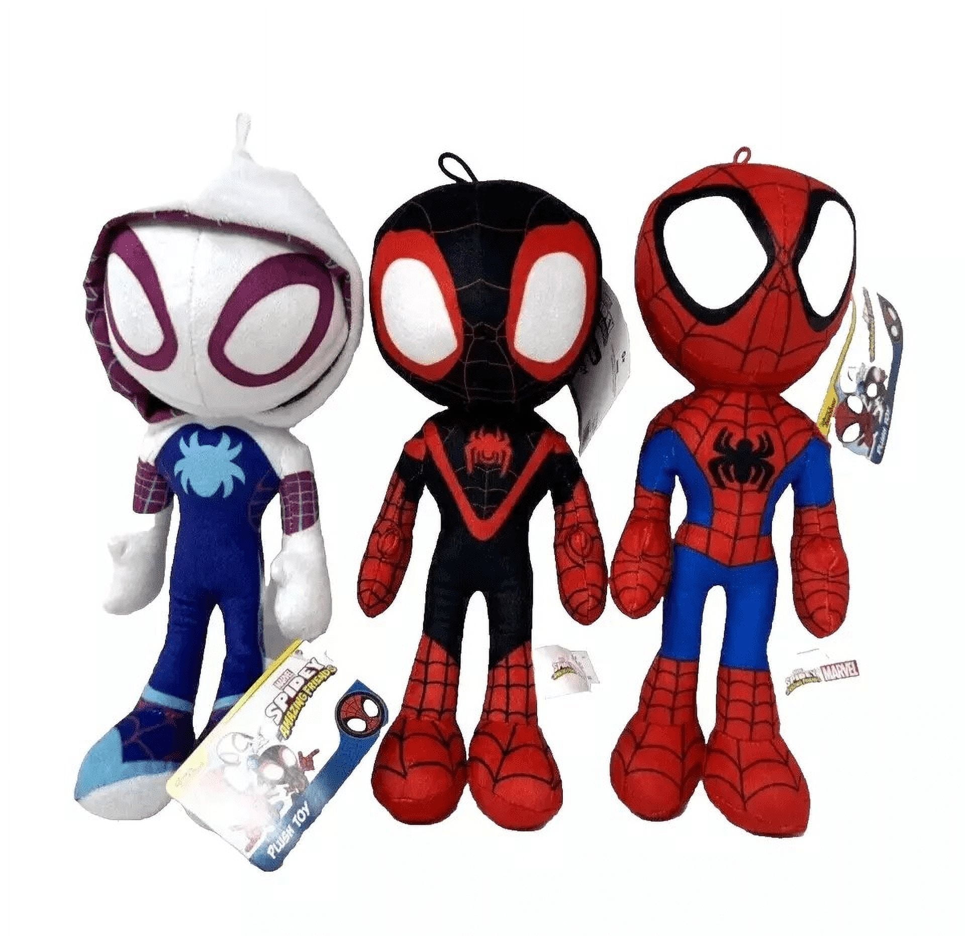 Kids' Spidey & His Amazing Friends 9 Inch Plush Set - Ghost Spider ...