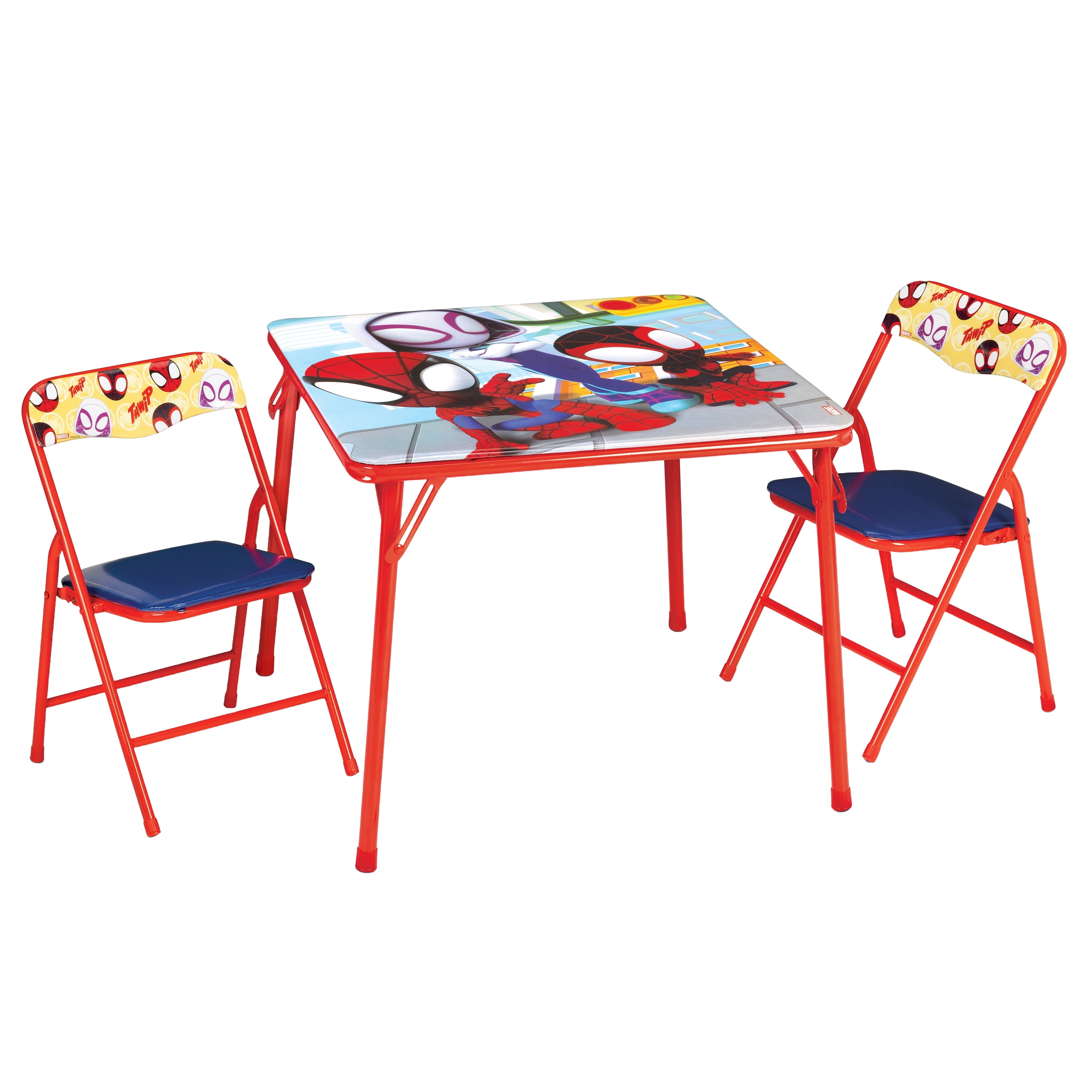 Spider-Man Child 3-Piece Table and Chairs Set, Red - Walmart.com