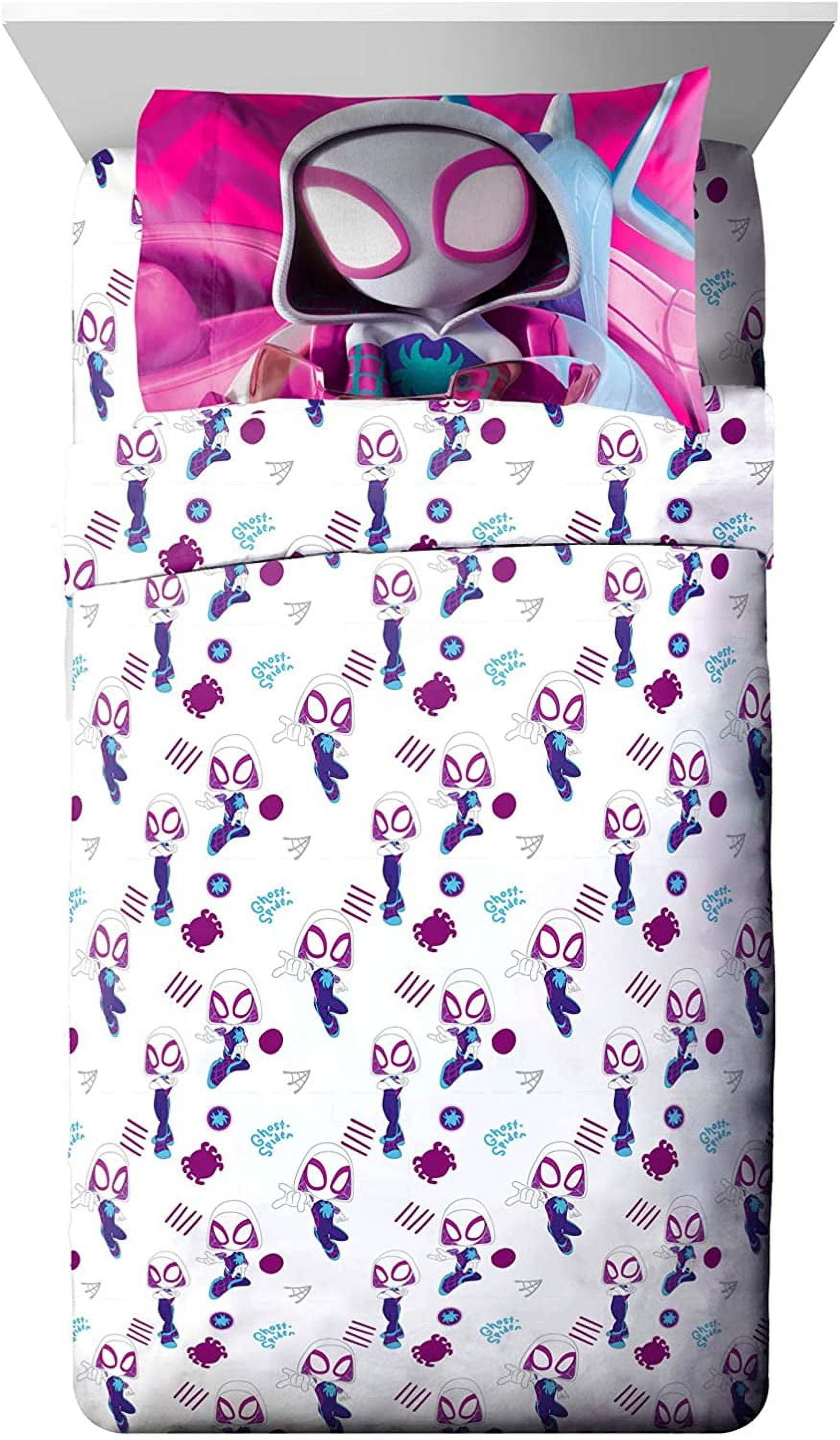 Spidey & His Amazing Friends Ghost Spider Gwen Twin Size Sheet Set ...