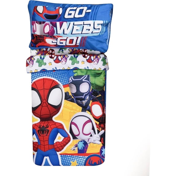 Spider-Man & Friends 3 Pcs Toddler Bedding Set - Comforter, Fitted ...