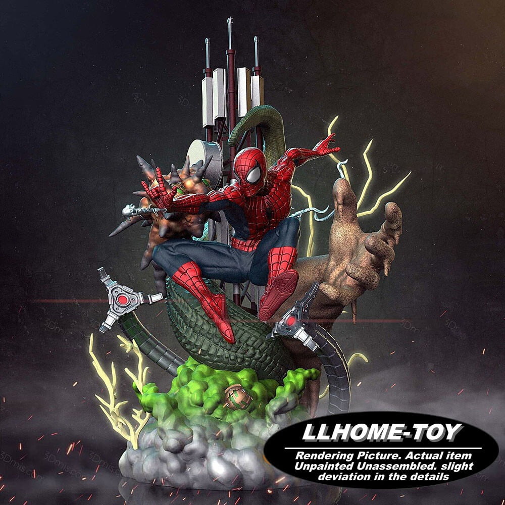 Spidey Sinister 6 Resin 25cm Tall Model Kit Unpainted 3d Print GK ...