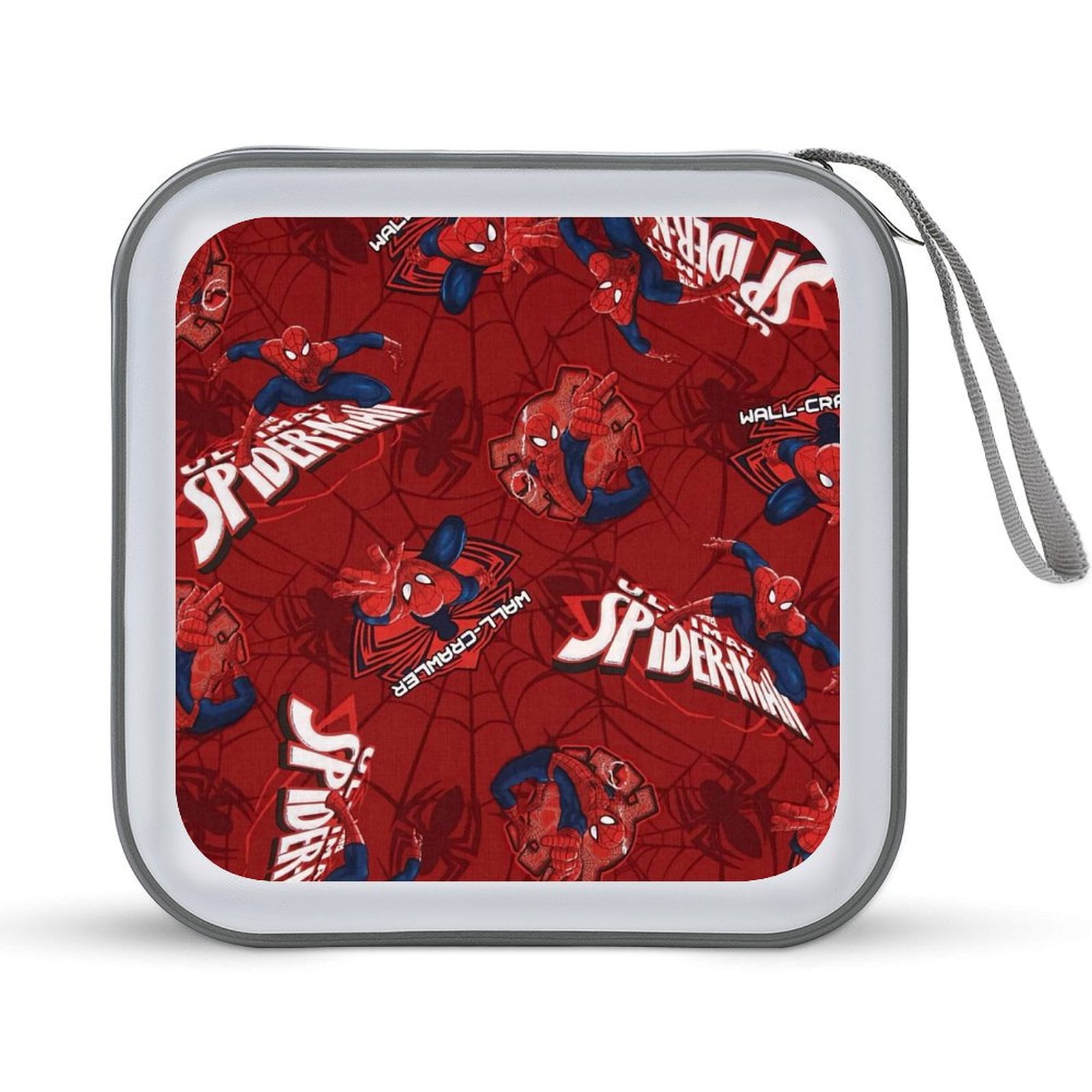 Spidey Superhero CD Case, 40 Capacity VCD/DVD Case Holders Wallet Hard Plastic DVD Disc ...