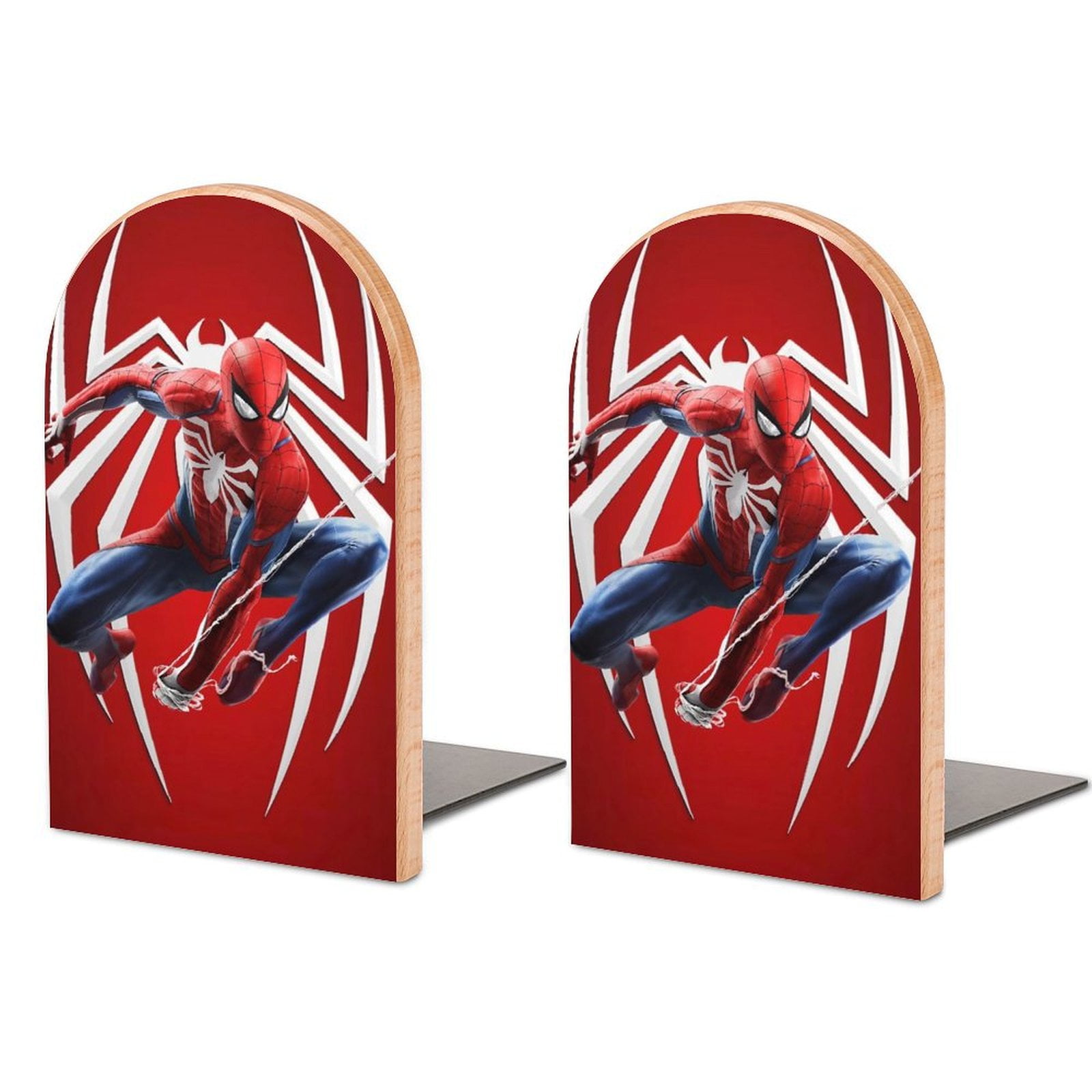 Spidey With Great Power Book Ends,BookEnds Supports for Bookrack Desk ...