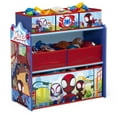 Spidey and Friends Design & Store 6 Bin Toy Storage Organizer by Delta ...