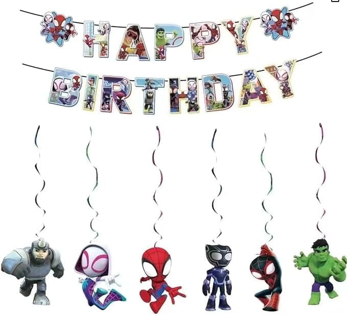 Spidey and His Amazing Friends Birthday Party Decorations Spidey Happy ...