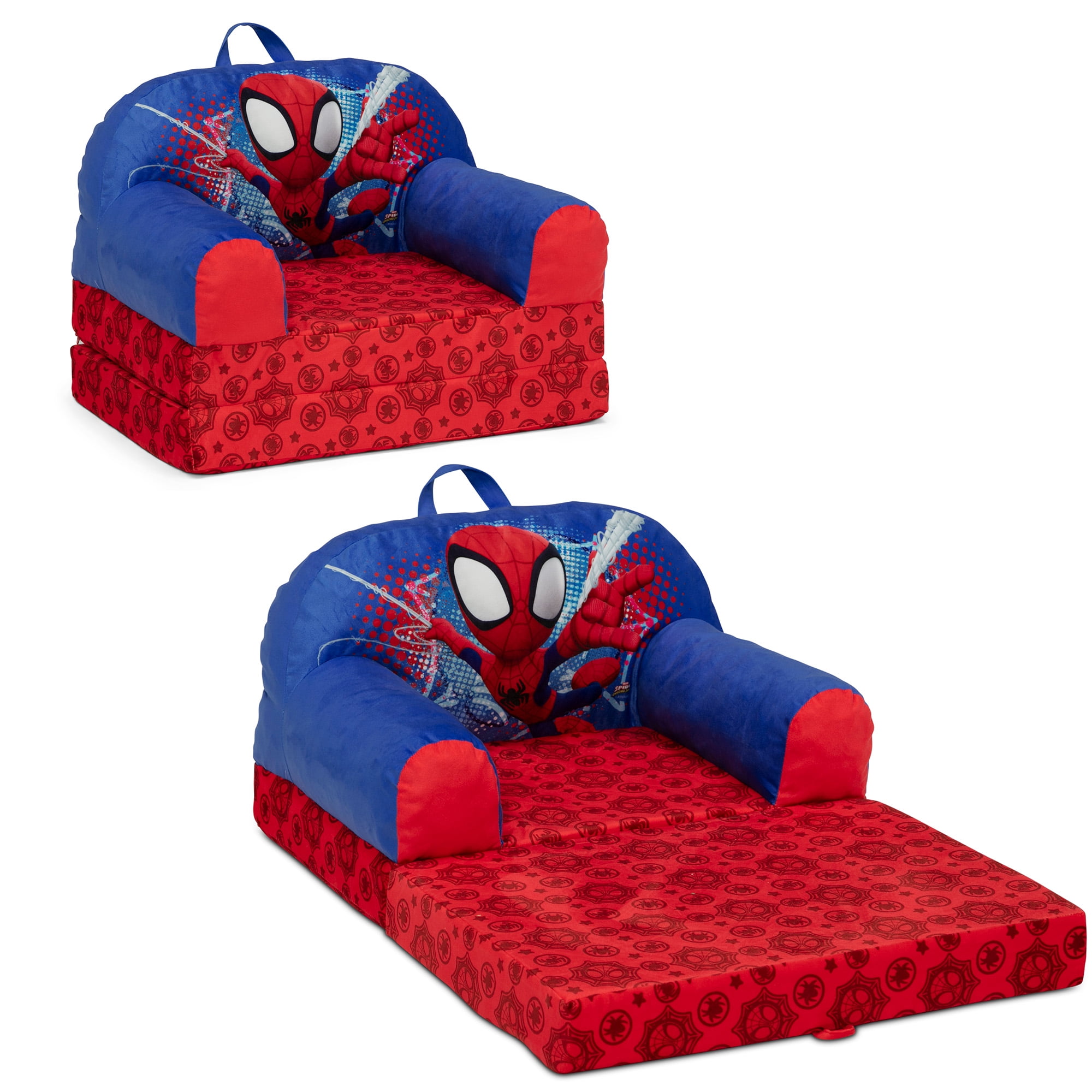 Spidey and His Amazing Friends Cozee Buddy Flip-Out Chair by Delta ...
