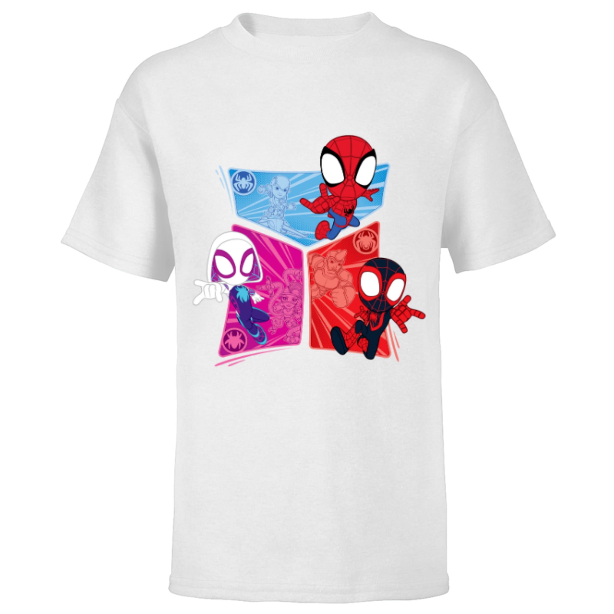 Spidey and His Amazing Friends Heroes and Foes - Short Sleeve T-Shirt ...