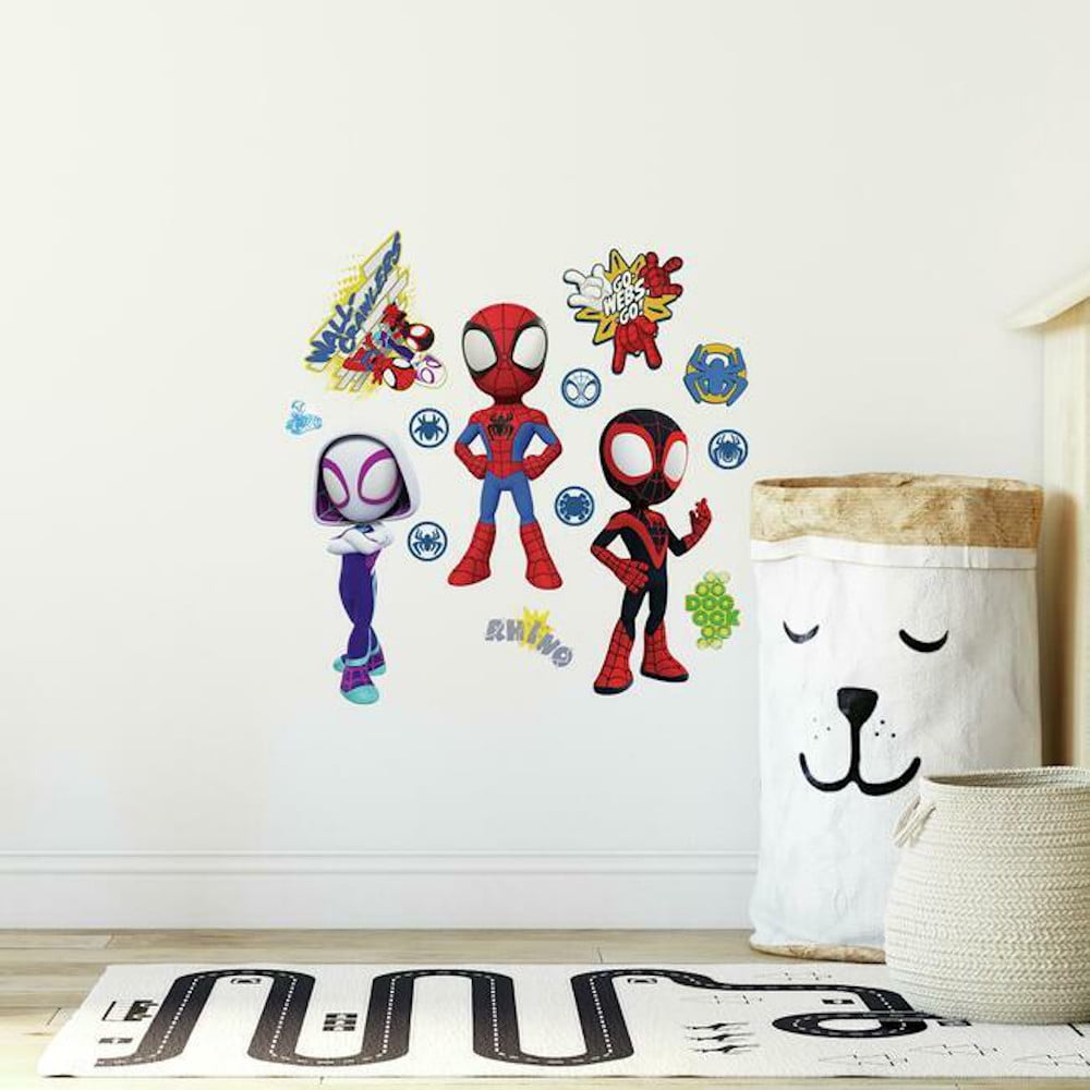 Spidey and His Amazing Friends Peel and Stick Wall Decals Stickers ...