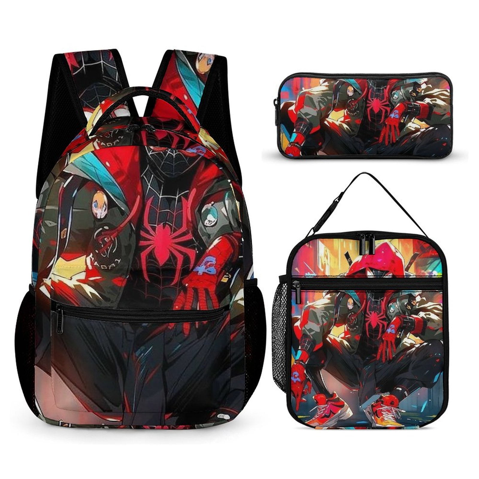 Spidey and his Amazing Friends Backpack Three Piece Set Combination ...