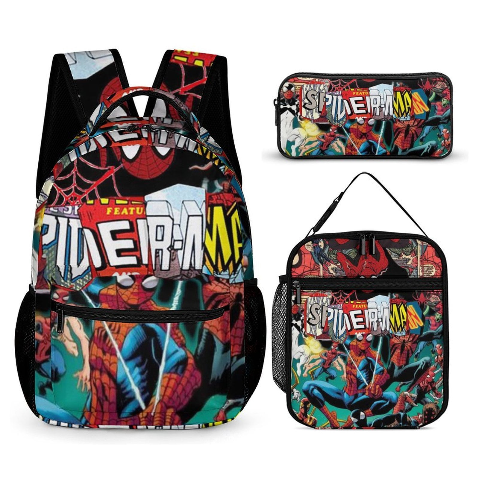 Spidey and his Amazing Friends Backpack Three Piece Set Combination ...