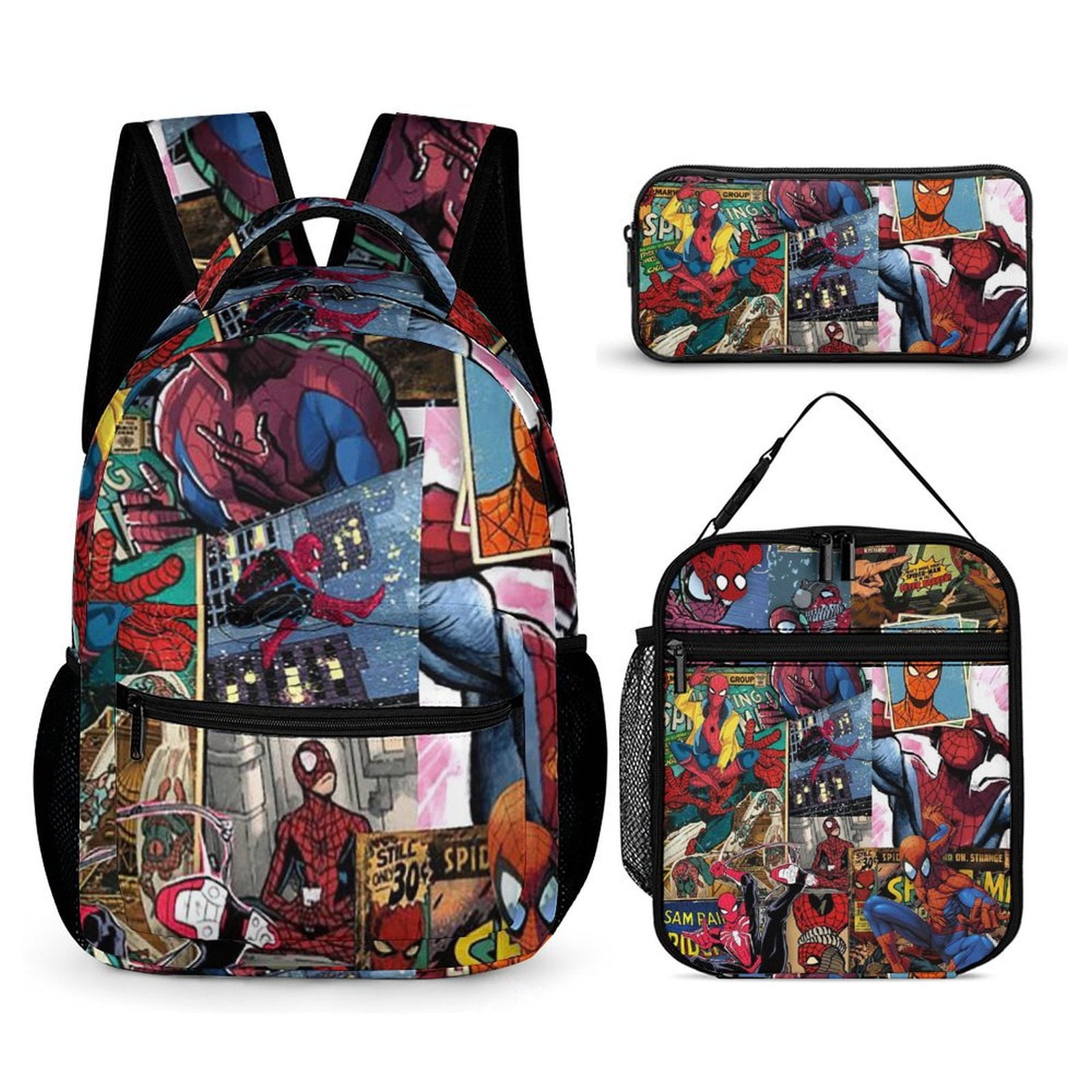 Spidey and his Amazing Friends Backpack Three Piece Set Combination ...