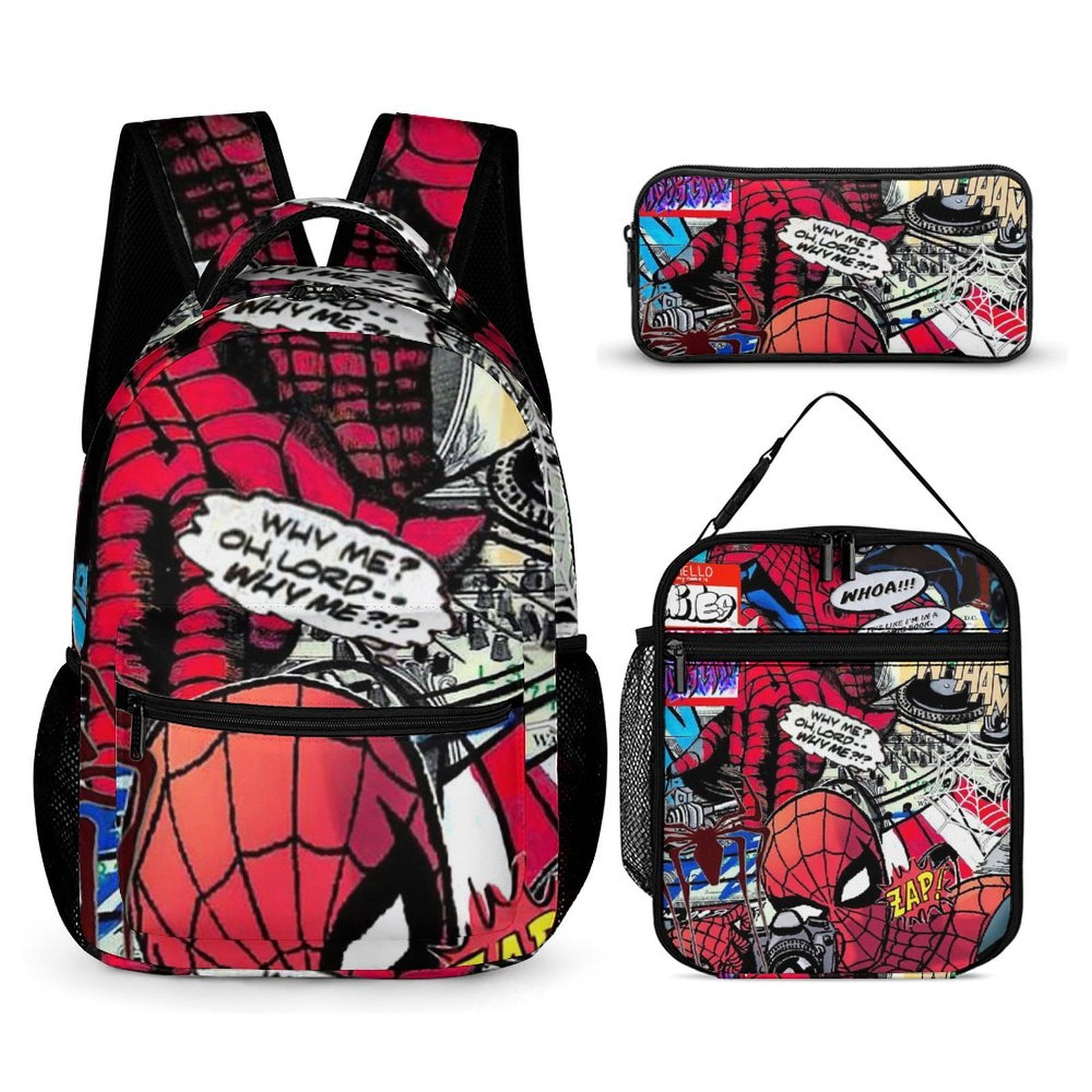 Spidey and his Amazing Friends Backpack Three Piece Set Combination ...
