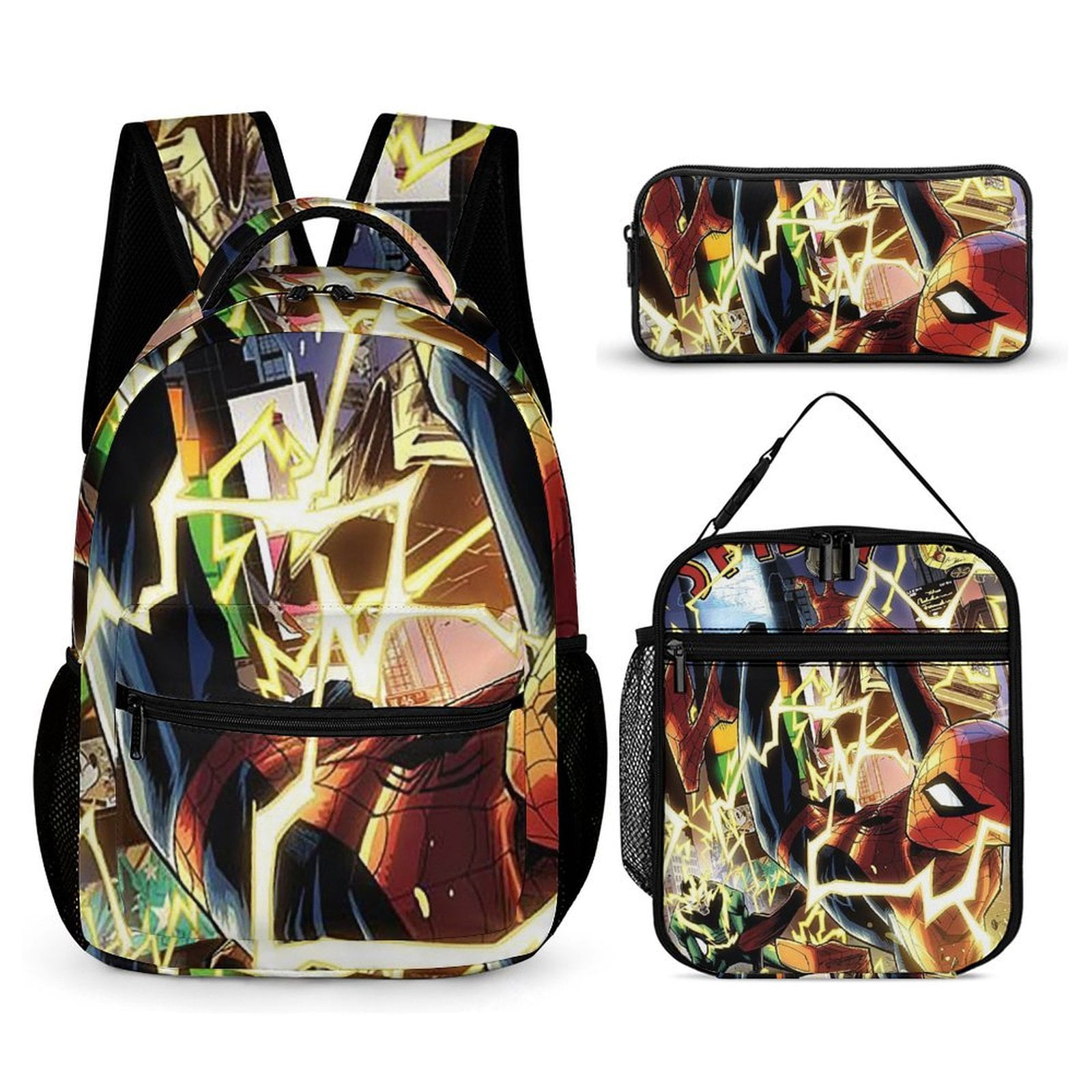Spidey and his Amazing Friends Backpack Three Piece Set Combination ...