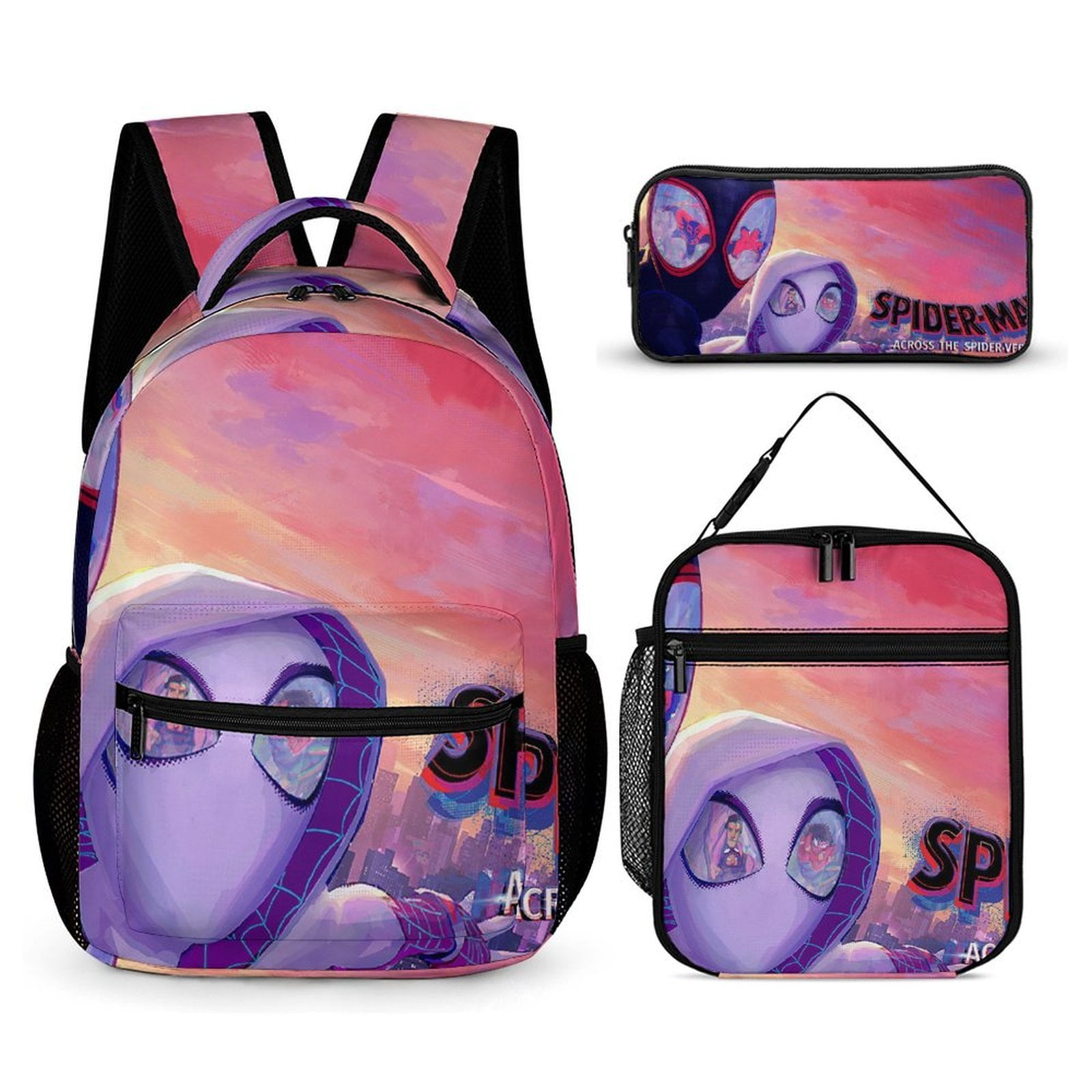 Spidey and his Amazing Friends Backpack Three Piece Set Combination ...