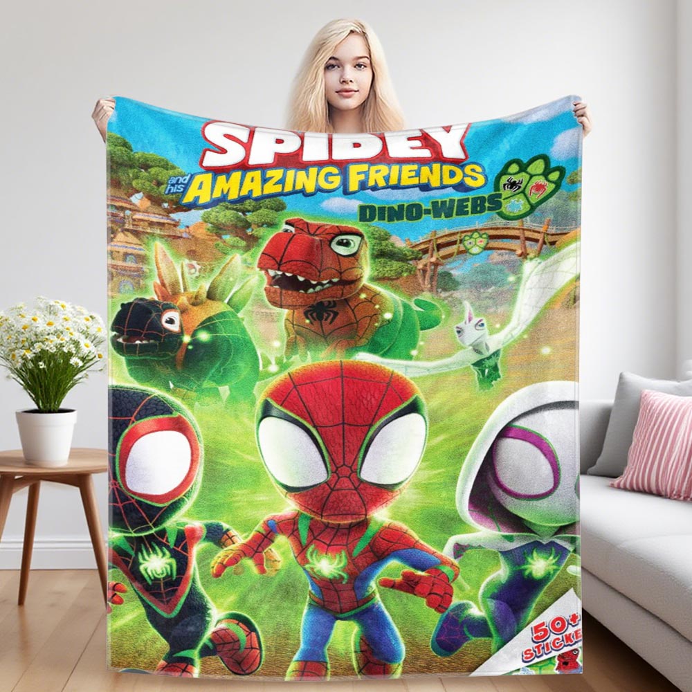 Spidey and his Amazing Friends Blanket Gifts Throw Teen Girls Men Boys ...