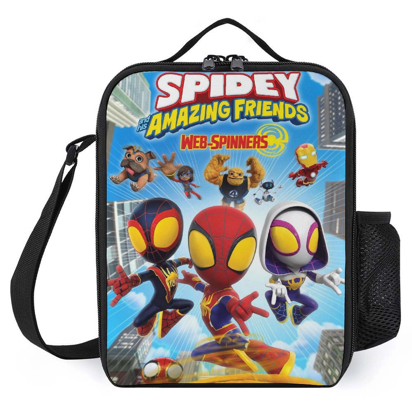 Spidey and his Amazing Friends Lunch Bag Insulated Crossbody Anime for ...