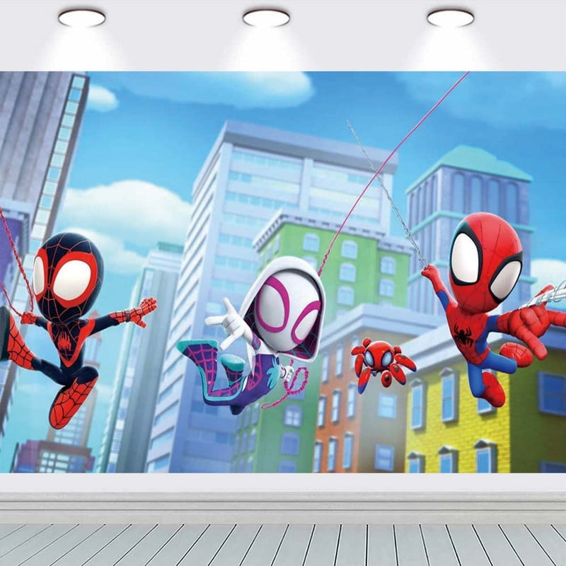 Spidey and his Amazing Friends Taspestry Wall Decor Party Supplies ...