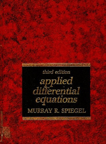 Pre-Owned Applied Differential Equations Paperback - Walmart.com