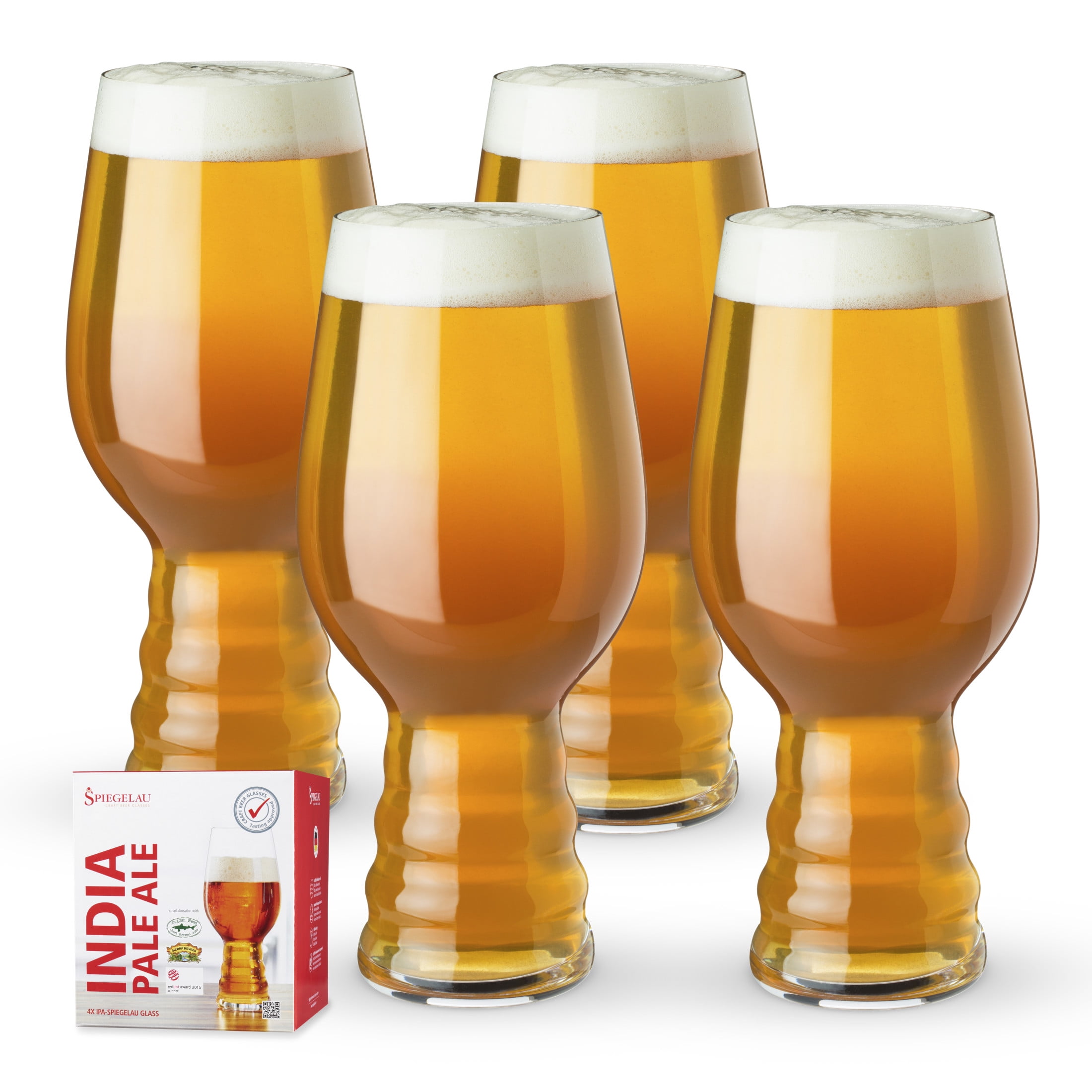 Spiegelau Craft Beer Glasses IPA Glasses, Beer Cups, 19.1oz Set of 4 ...