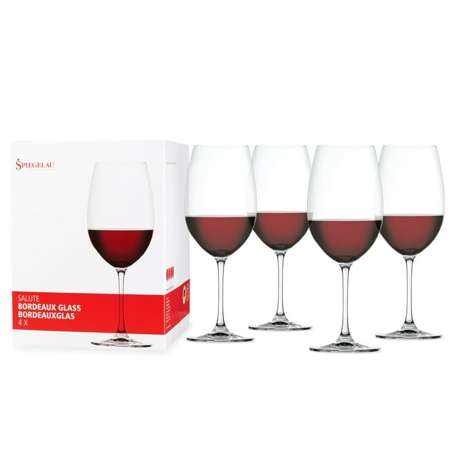 Spiegelau Salute 25 oz Bordeaux Glass (Set of 4) - Walmart.com
