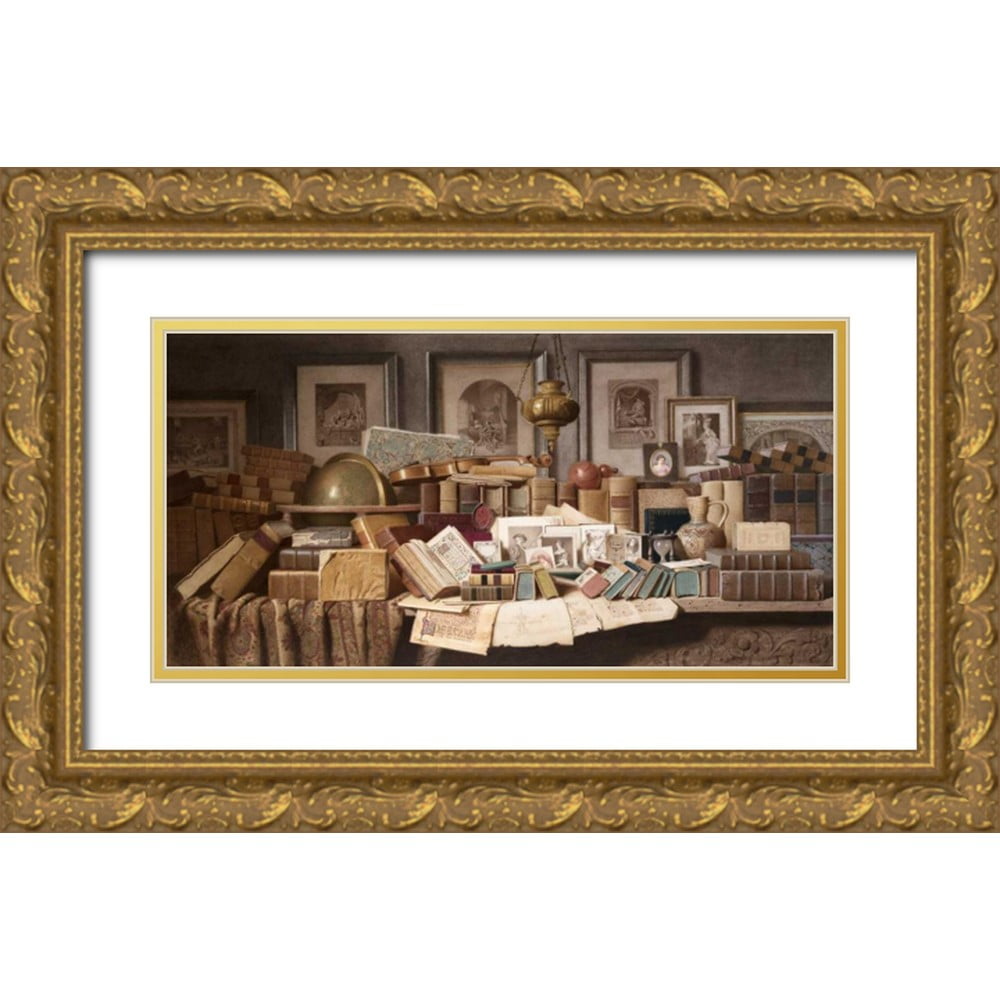 Spiers, Benjamin Walter 24x14 Gold Ornate Wood Framed with Double Matting Museum Art Print ...