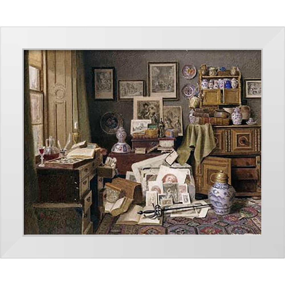 Spiers, Benjamin Walter 32x26 White Modern Wood Framed Museum Art Print ...
