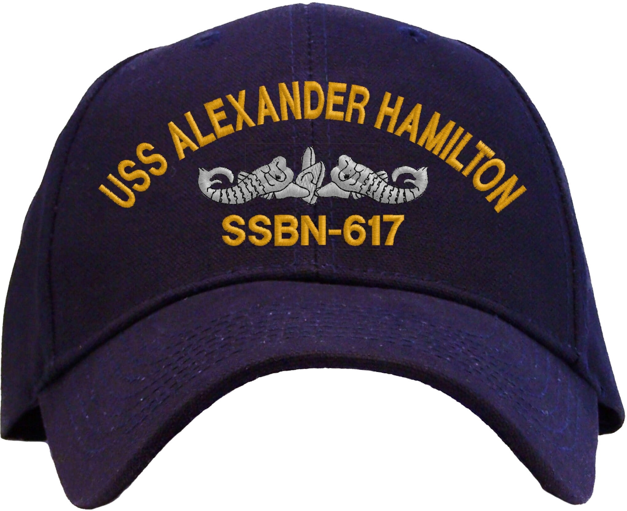 Spiffy Custom Gifts USS Alexander Hamilton SSBN-617 Embroidered ...