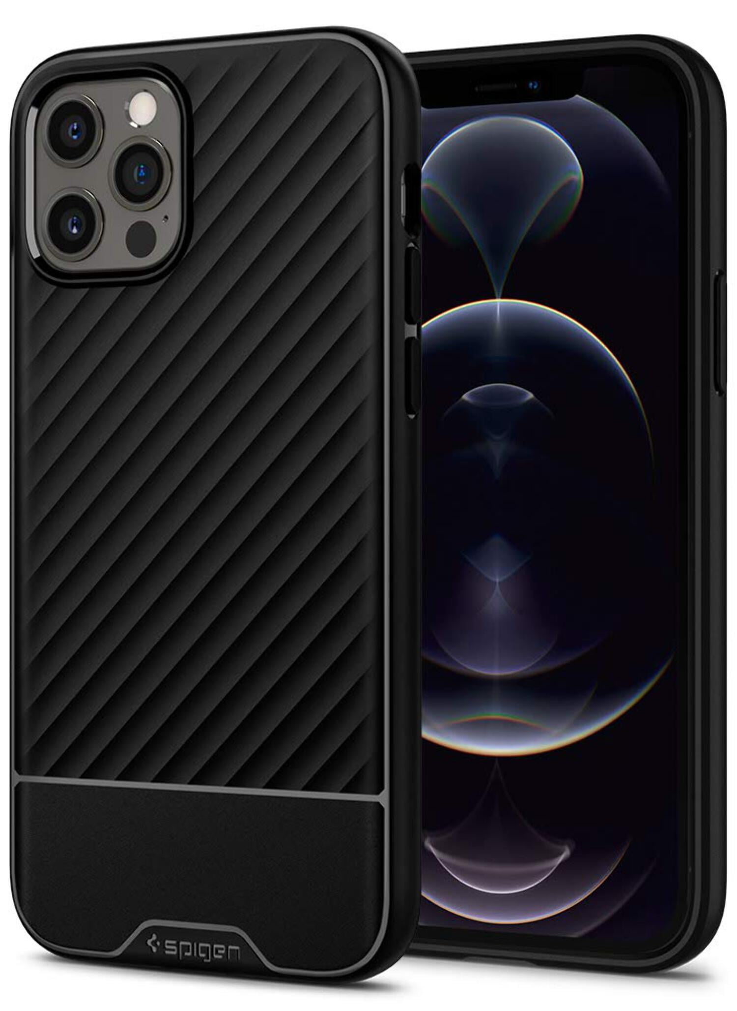 Spigen Core Armor Case for iPhone 12 Pro Max (2020) - Matte Black ...