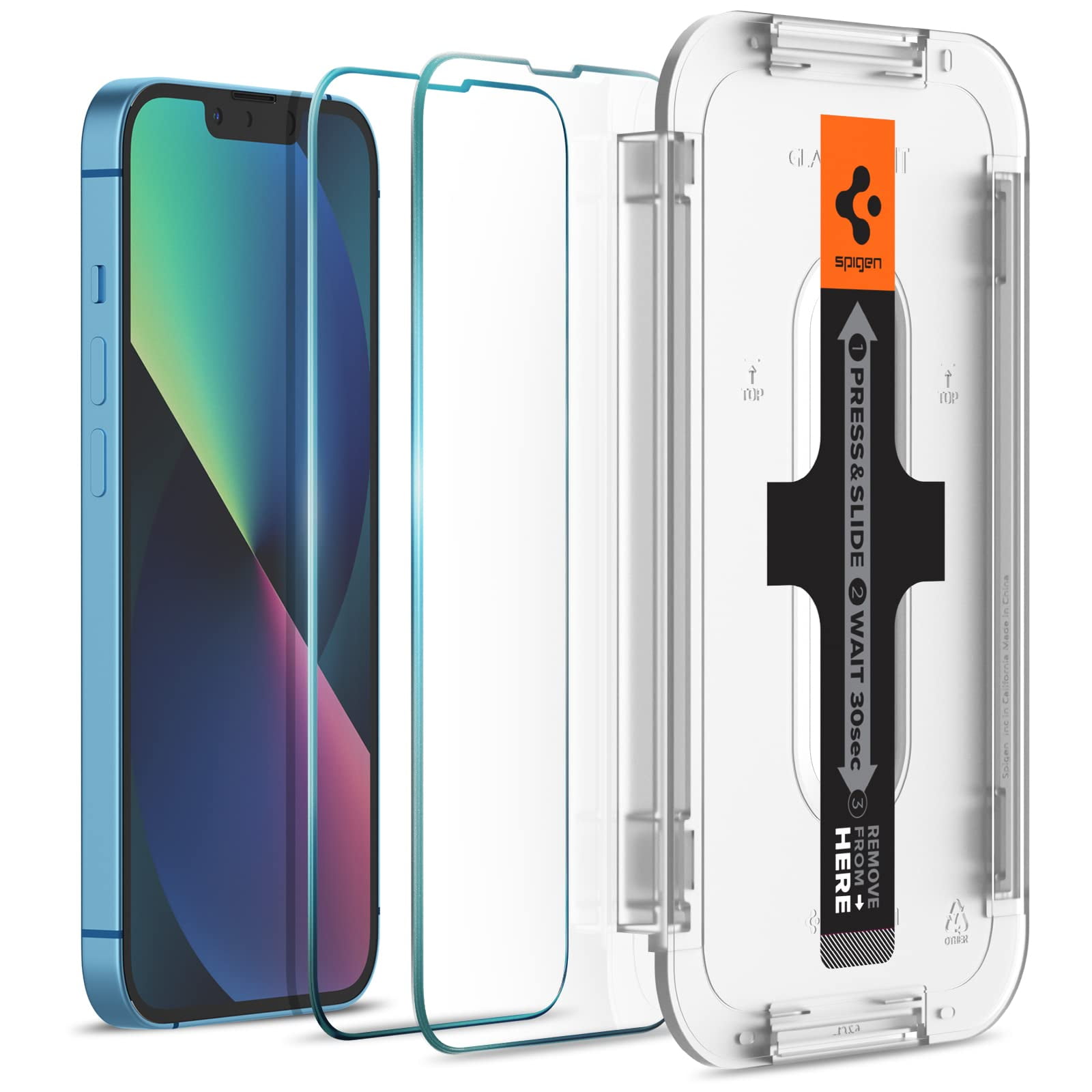 Spigen Tempered Glass Screen Protector [GlasTR EZ FIT] designed for ...