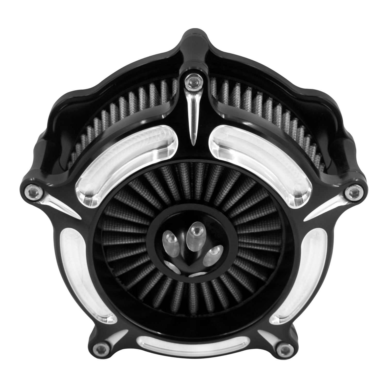 Spike Air Cleaner Filter Gray Intake For Harley Sportster XL883 1200 48 ...