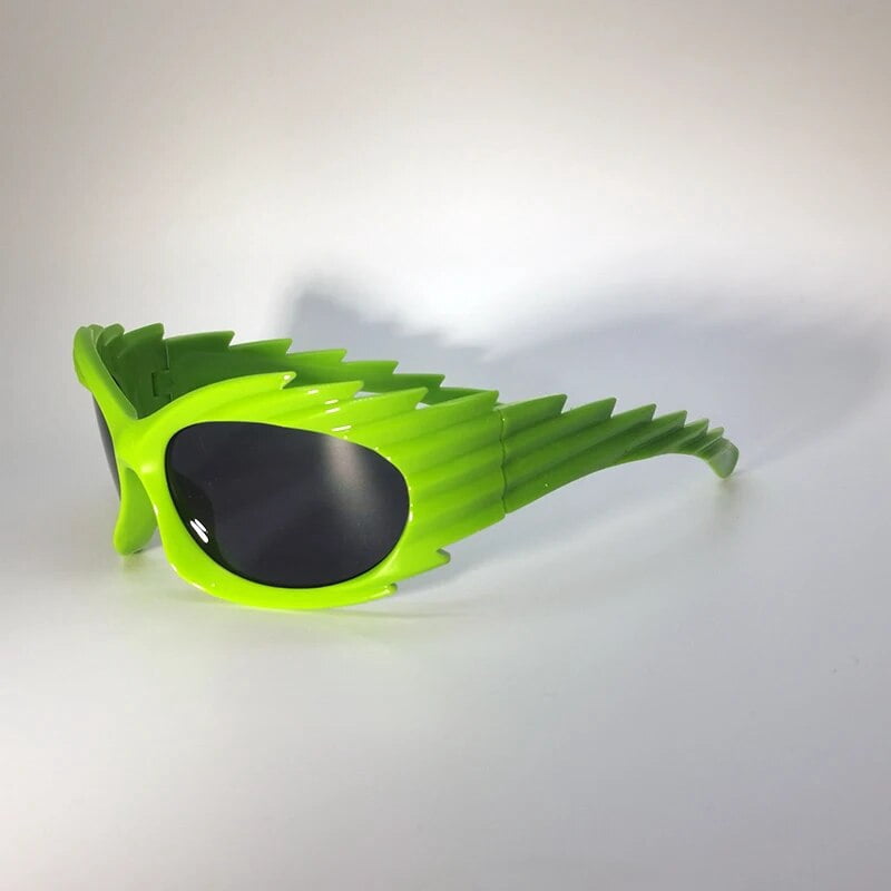 Spike Rectangle Sunglasses Women Vintage Luxury Brand Design Fashion ...