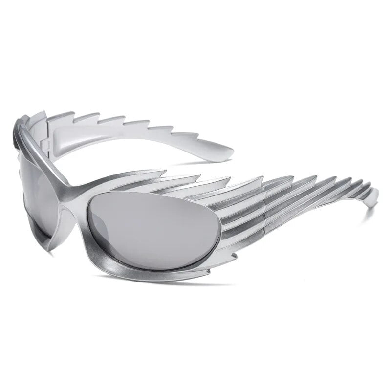 Spike Rectangle Sunglasses Women Vintage Luxury Brand Design Fashion ...